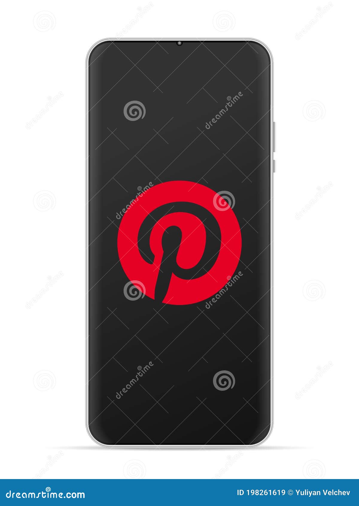 Pinterest Logo Icon on Smartphone Screen Editorial Stock Image ...