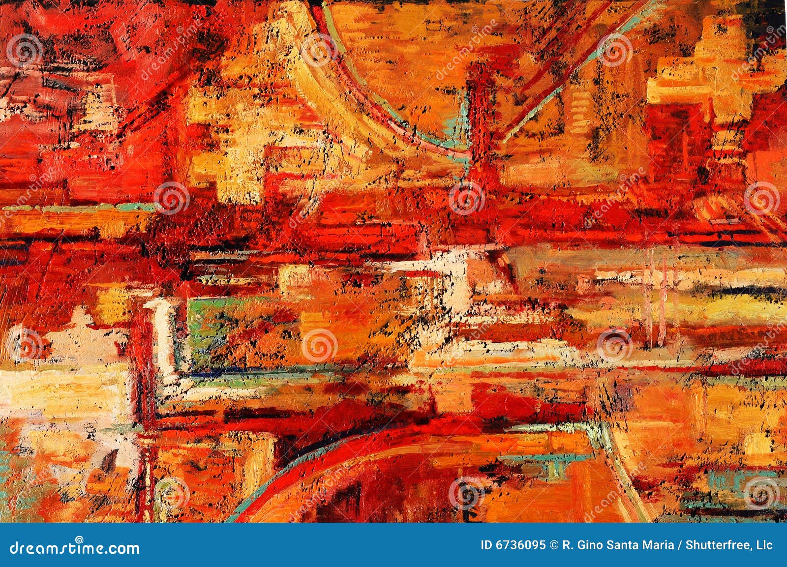 Pintura abstracta imagen de archivo. Imagen de vibrante - 6736095