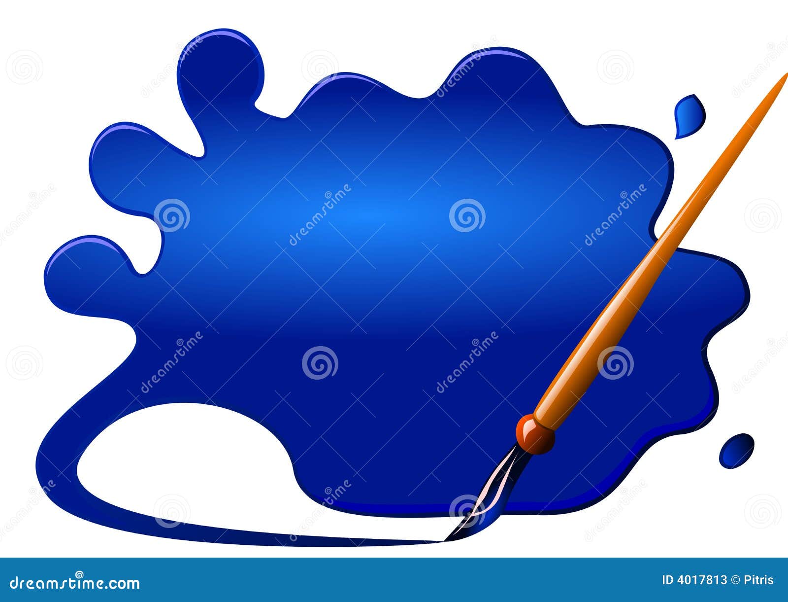 Pintura del salpicón ilustración del vector. Ilustración de salpicadura ...