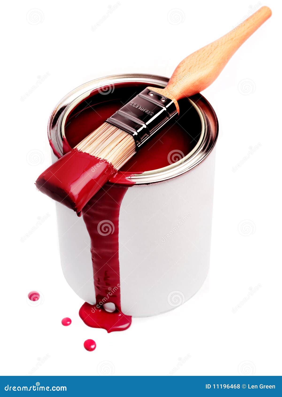 Pintura Roja Fotos de archivo libres de regalías - Imagen: 11196468