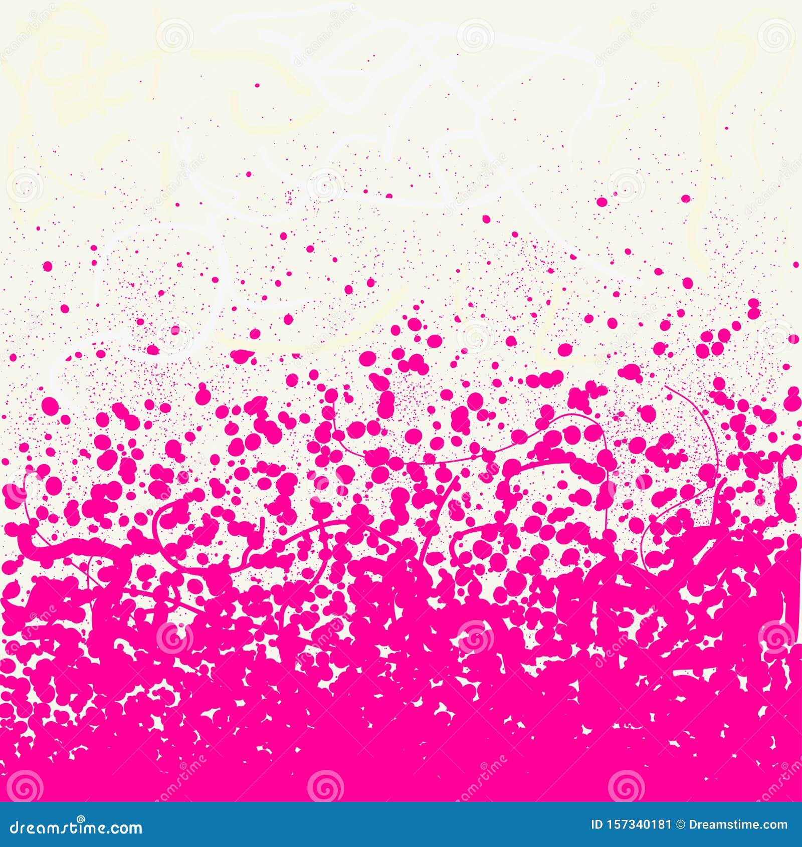 Pintura rosa salpicada ilustración del vector. Ilustración de colorido ...