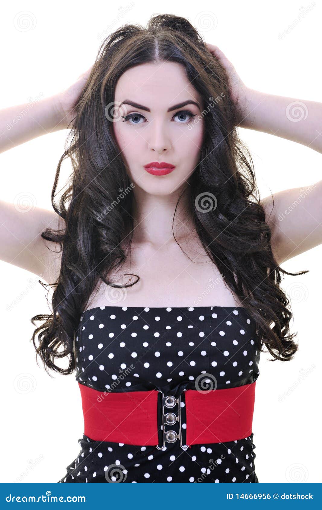 Pinup fashion stock photo. Image of charm, pinup, lady - 14666956