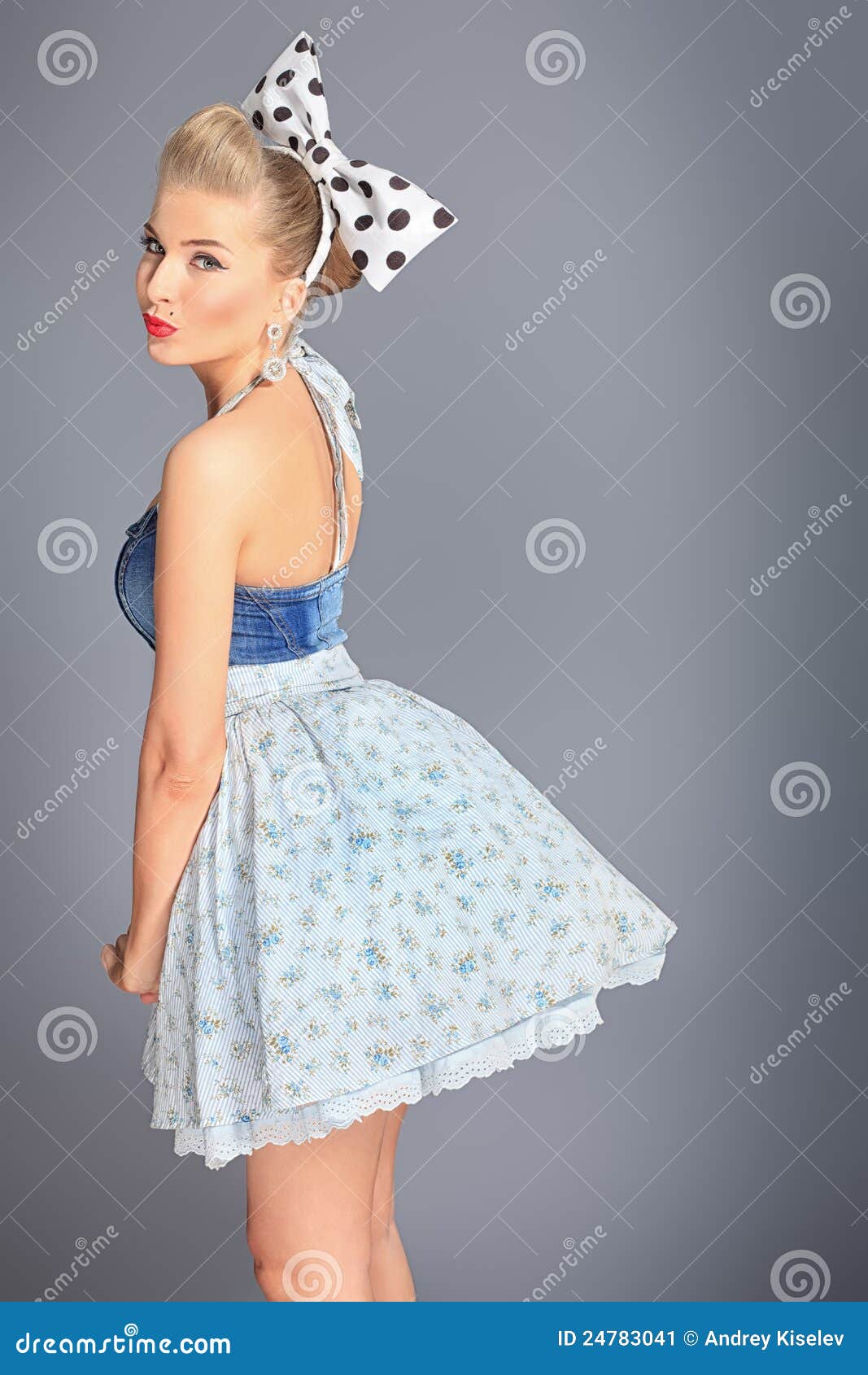 Pinup style stock image. Image of fashioned, glamorous - 24783041