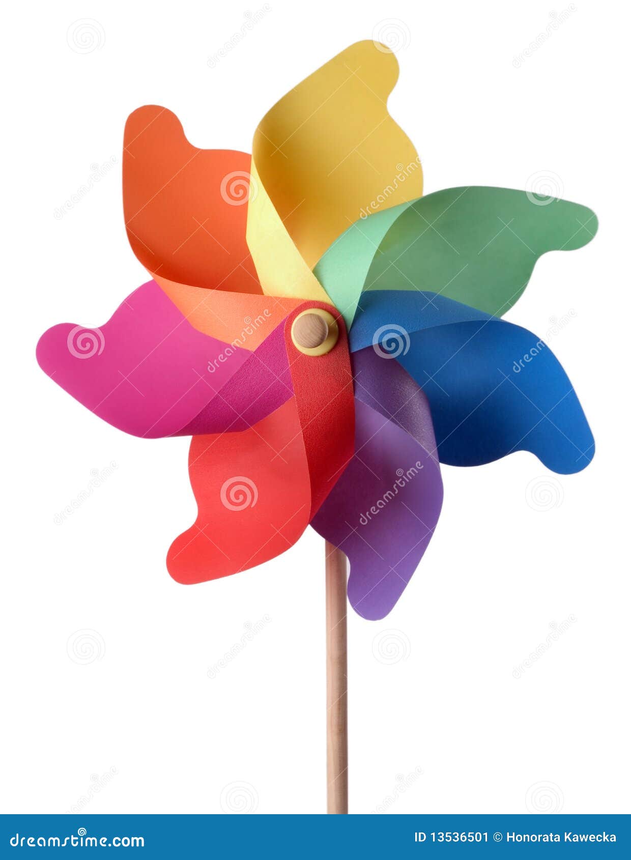 Pinwheel stock image. Image of rainbow, isolated, background - 13536501