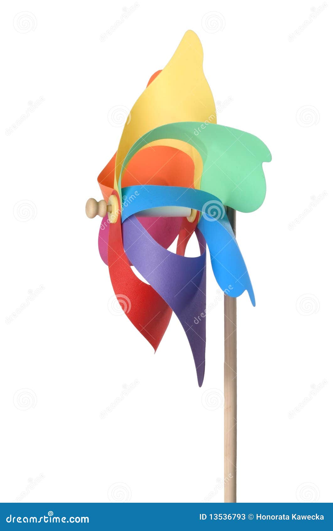 Pinwheel stock image. Image of isolated, rainbow, path - 13536793