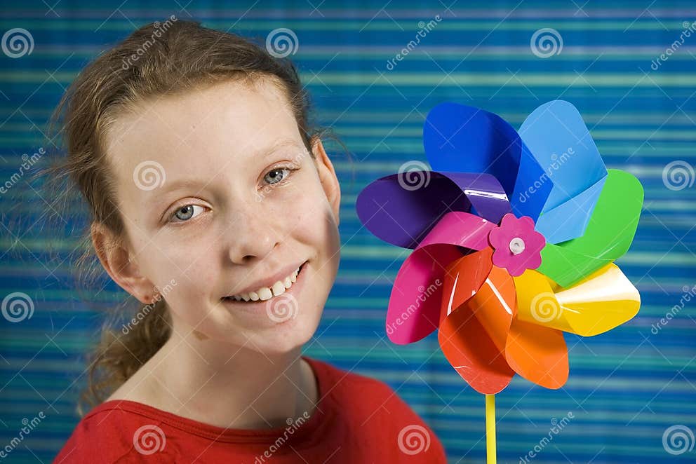 Pinwheel stock photo. Image of pinwheel, rainbow, colorful - 26973608