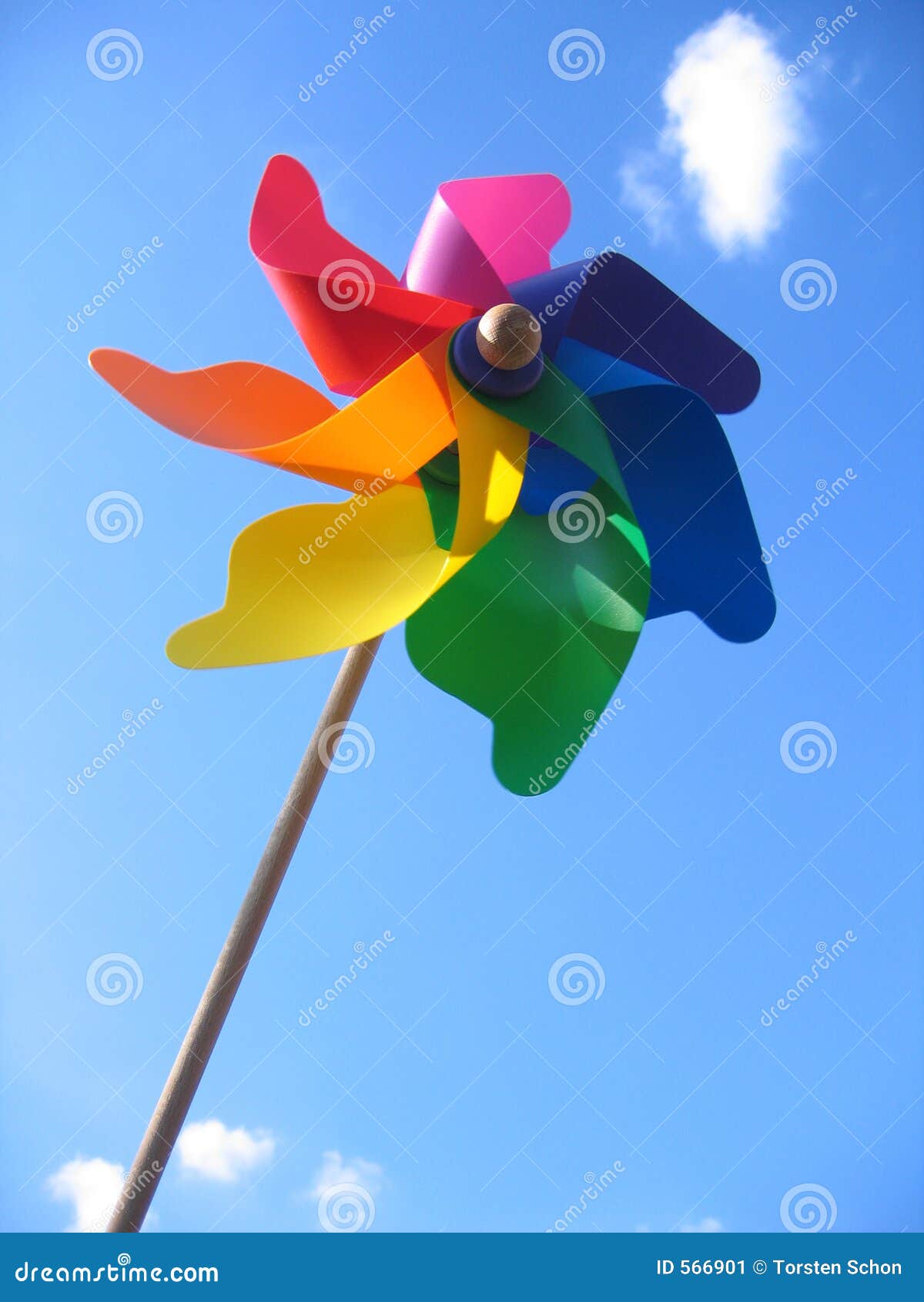 Pinwheel stock image. Image of circulating, blue, children - 566901