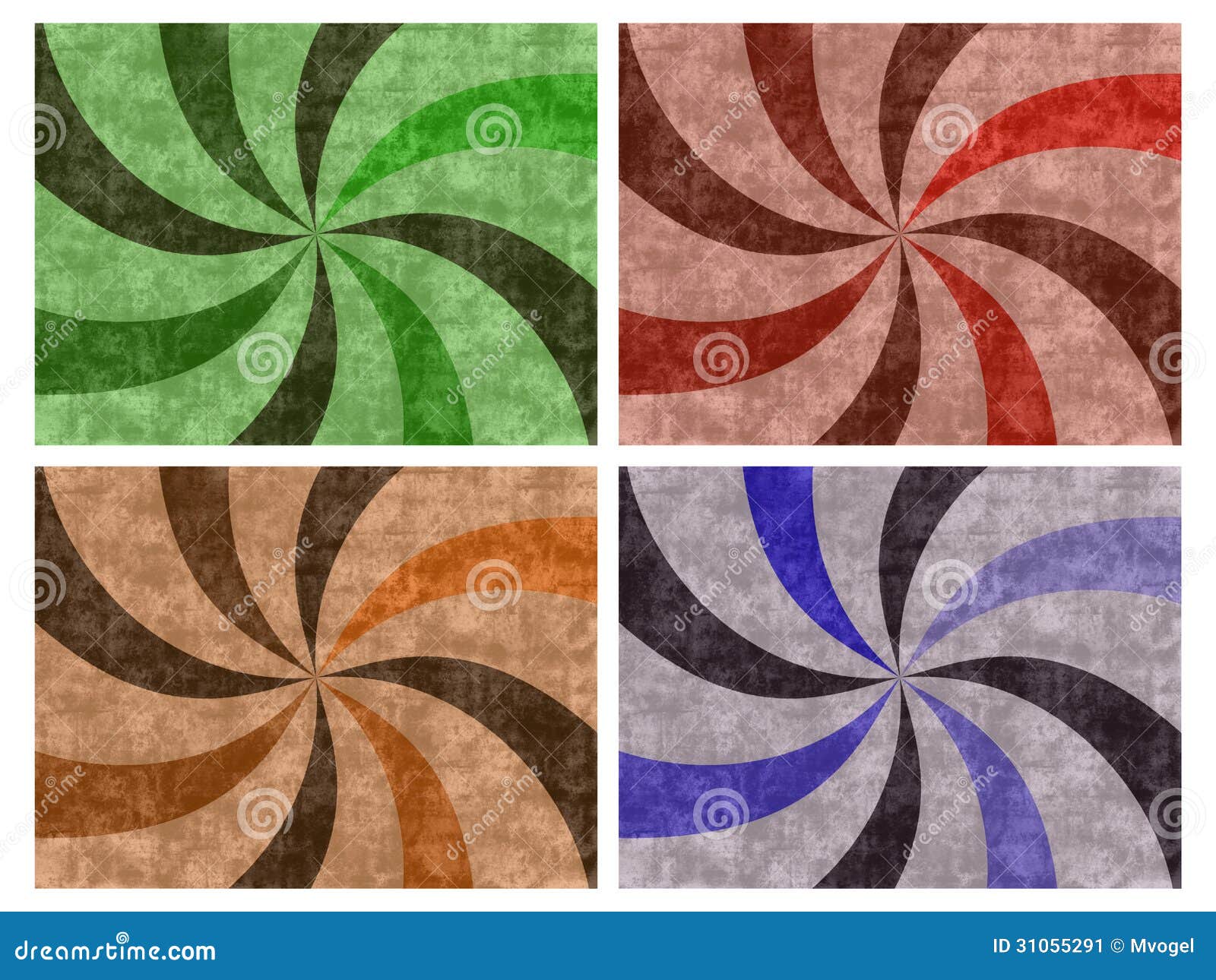 Pinwheel Background Set stock illustration. Illustration of background ...