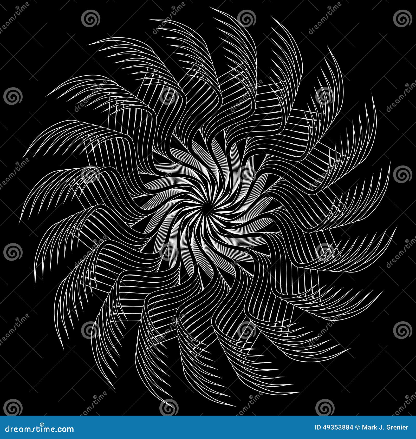Pinwheel Flower stock vector. Illustration of pinwheel - 49353884