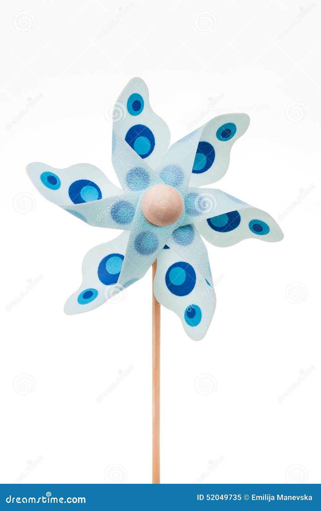 Pinwheel isolated on white stock image. Image of knock - 52049735