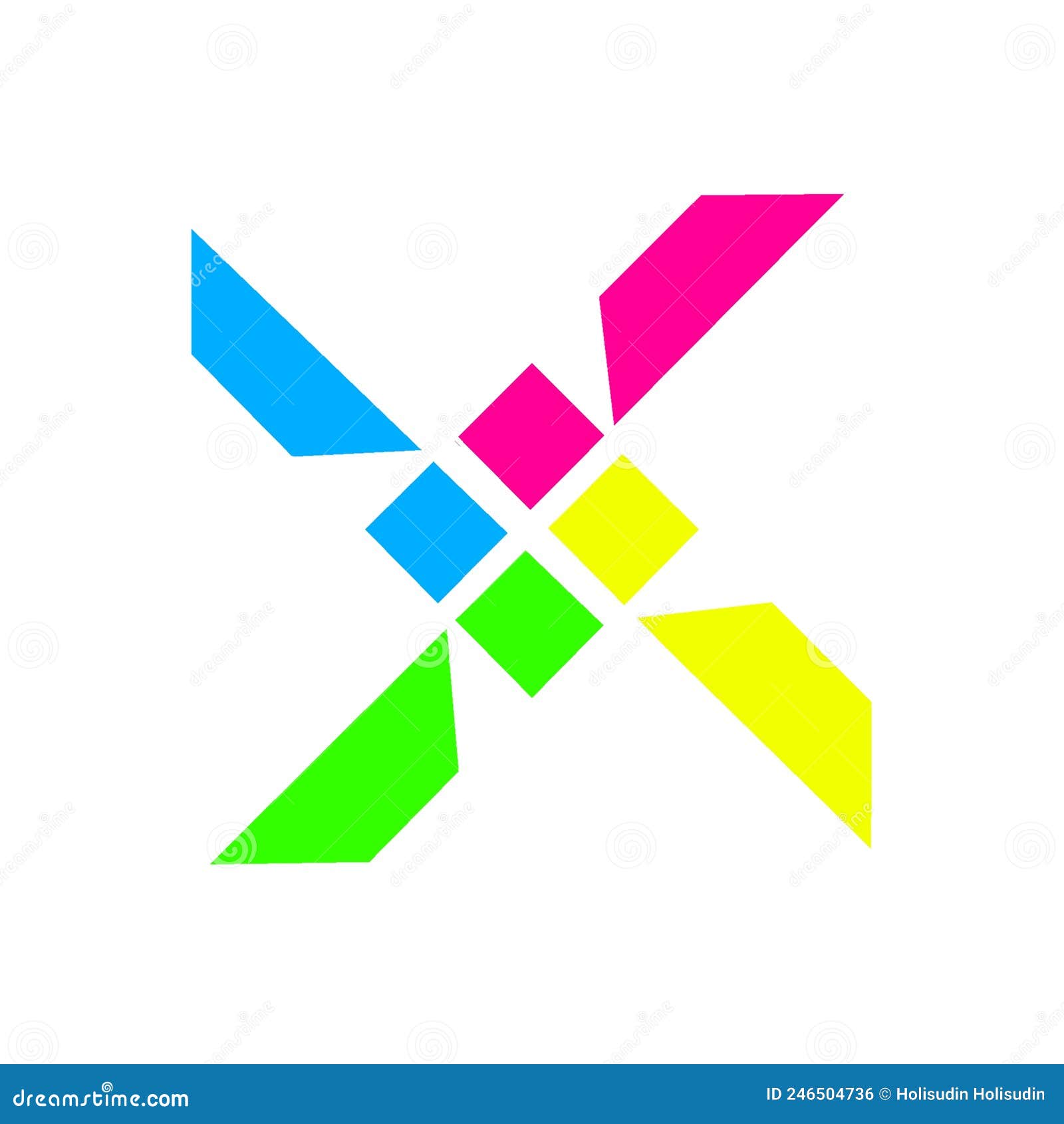 Pinwheel shape logo image stock illustration. Illustration of pattern ...