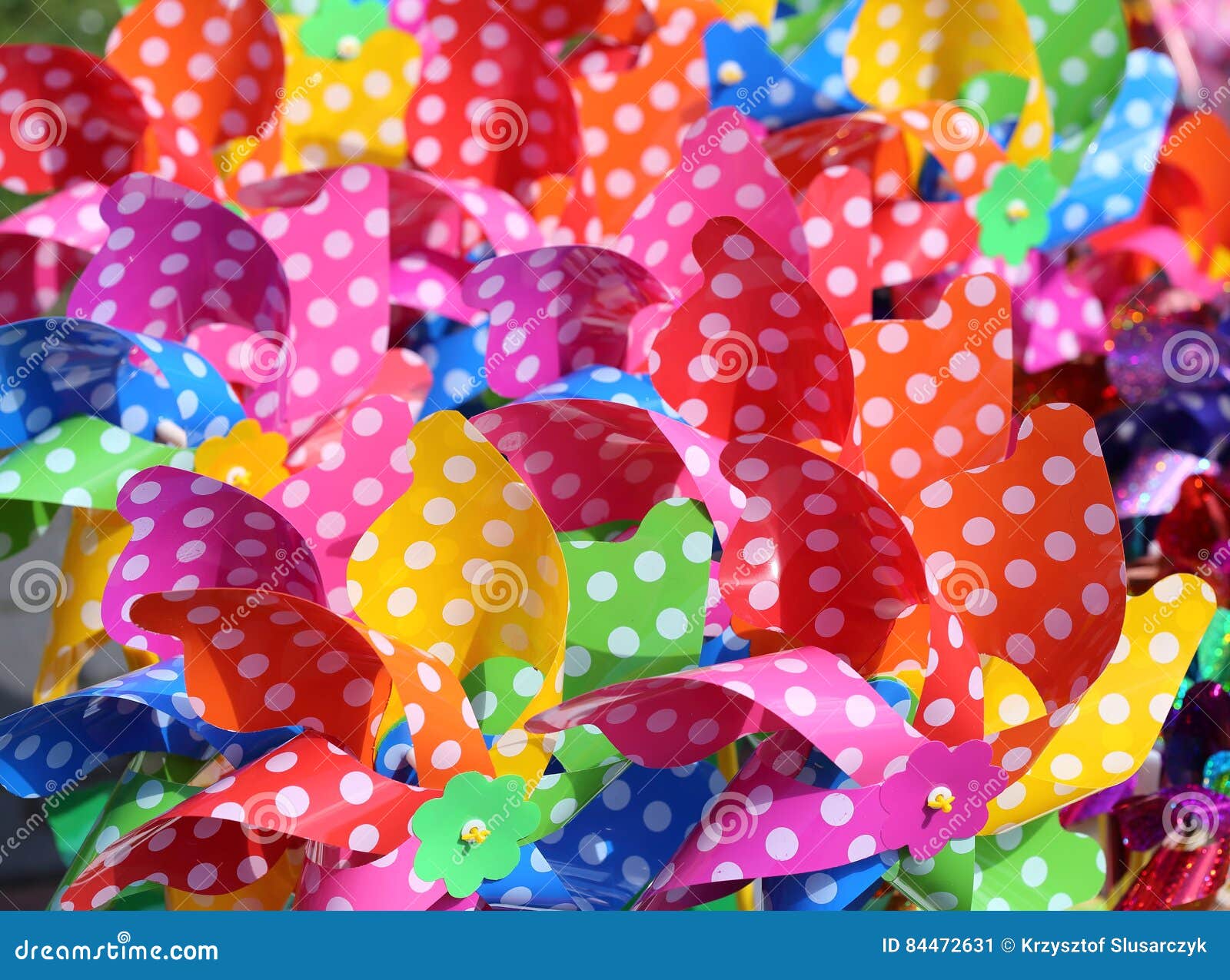 Pinwheels. stock image. Image of childhood, blue, colorful - 84472631