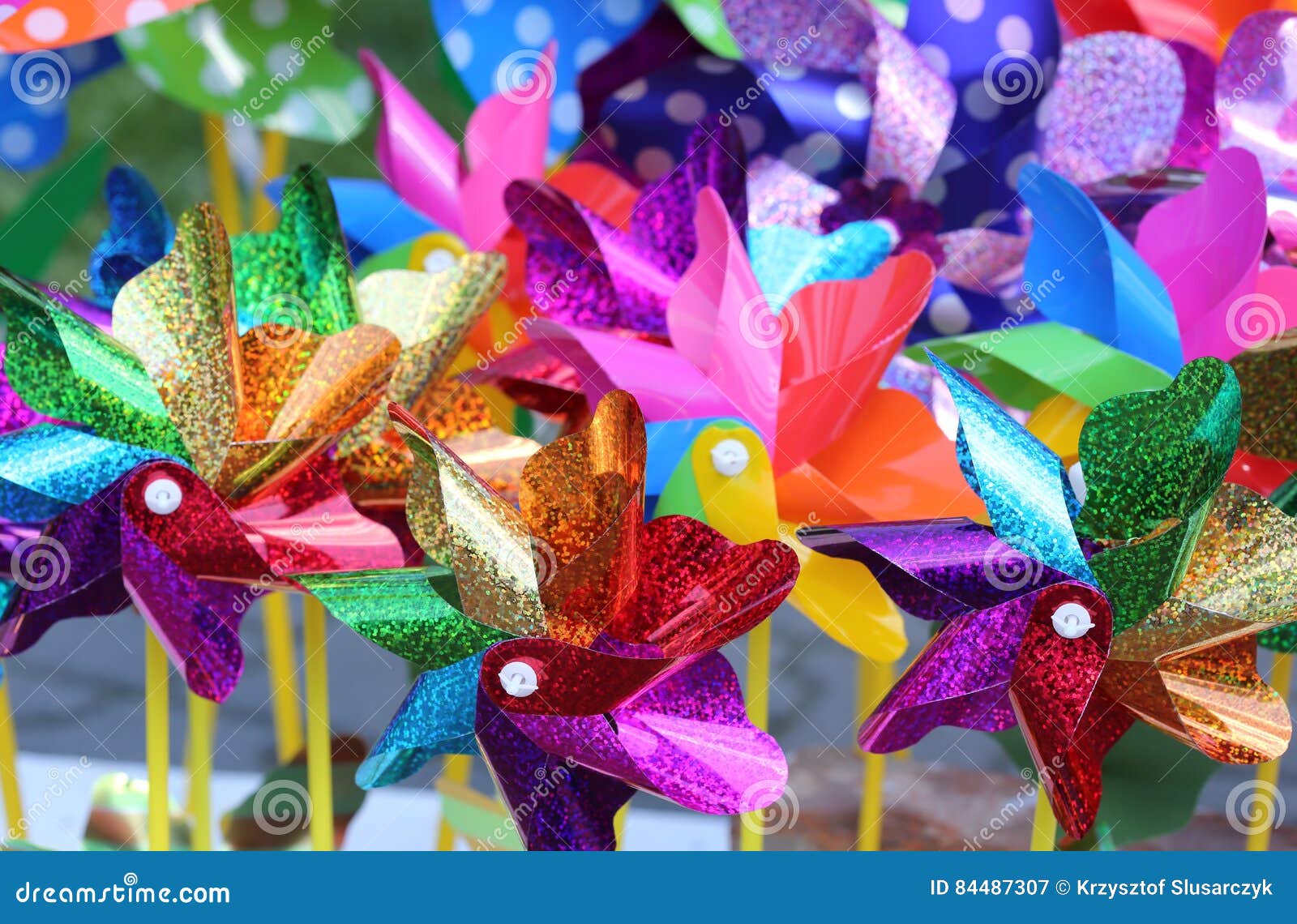Pinwheels. stock image. Image of wings, collection, pinwheel - 84487307