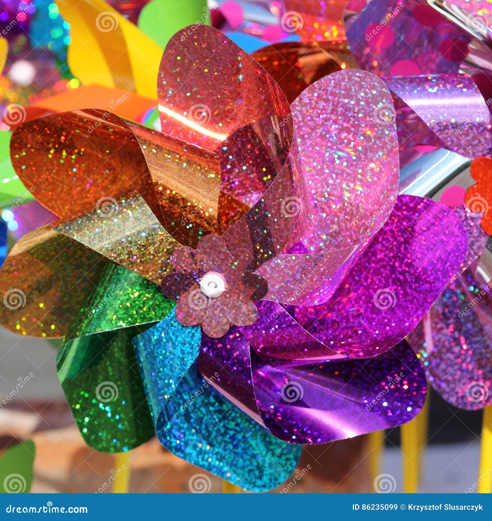 Pinwheels. stock image. Image of colorful, turbine, design - 86235099