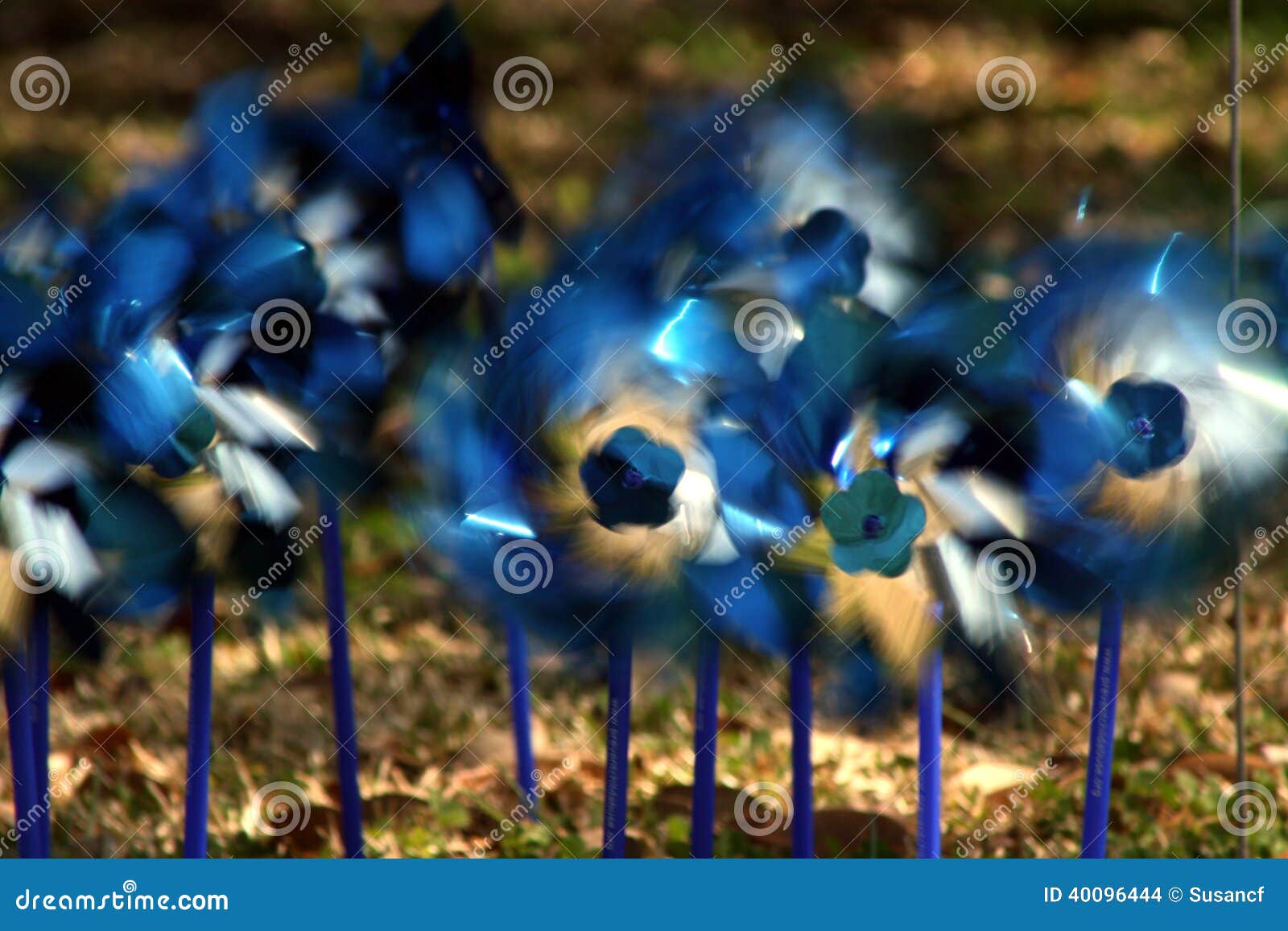 Pinwheels stock photo. Image of blue, spinning, blurs - 40096444