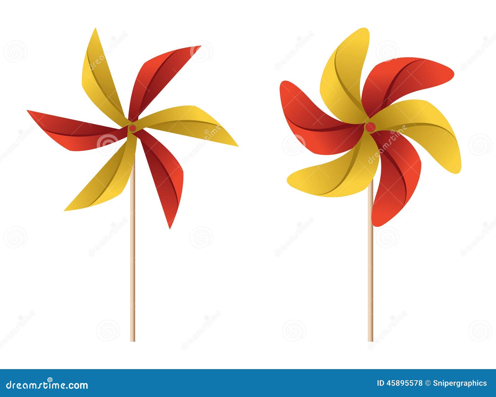 Pinwheels stock vector. Illustration of color, generator - 45895578