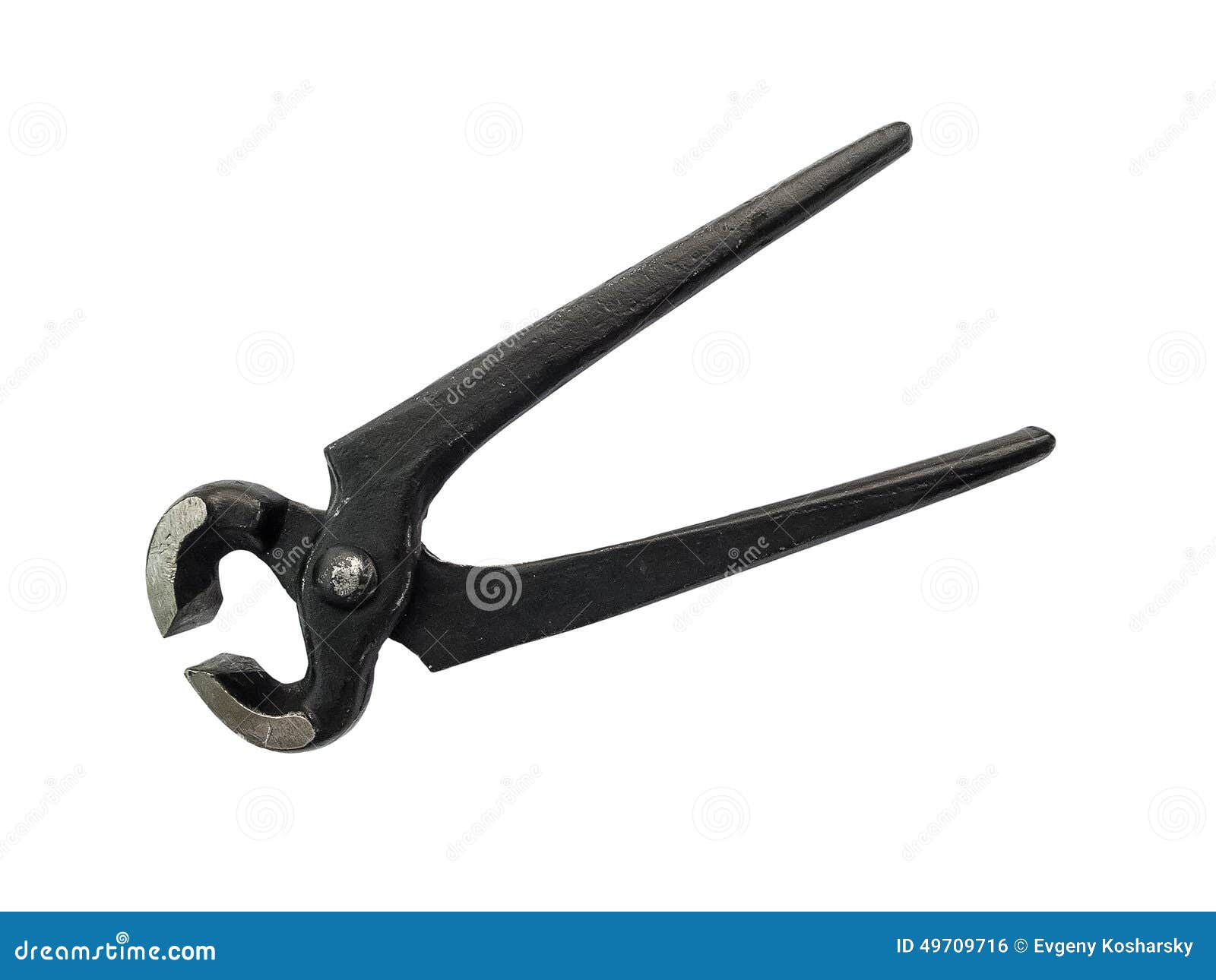 Pinzas del hierro foto de archivo. Imagen de pinzas, aislado - 49709716