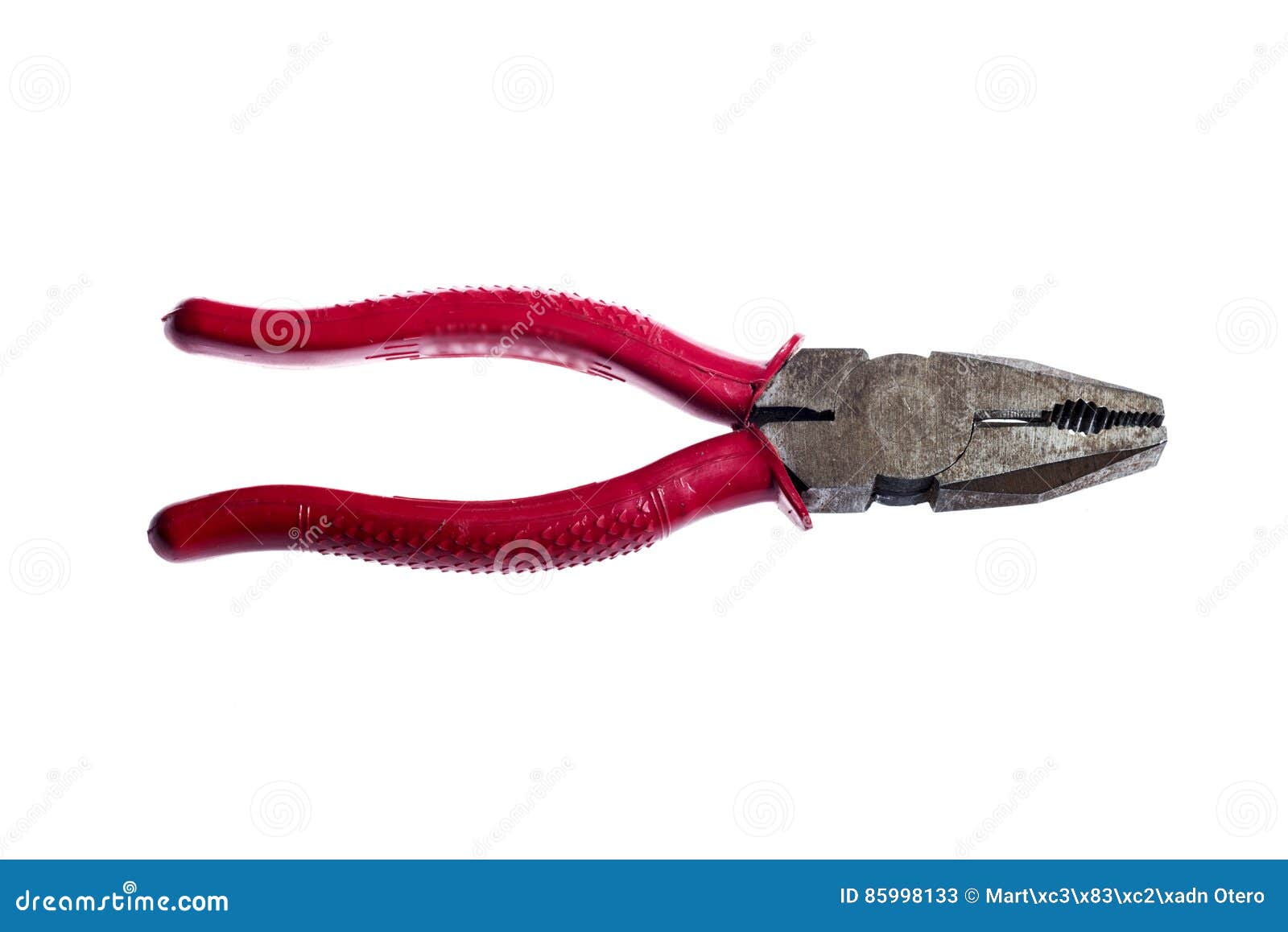 Pinzas rojas aisladas imagen de archivo. Imagen de truncamiento - 85998133