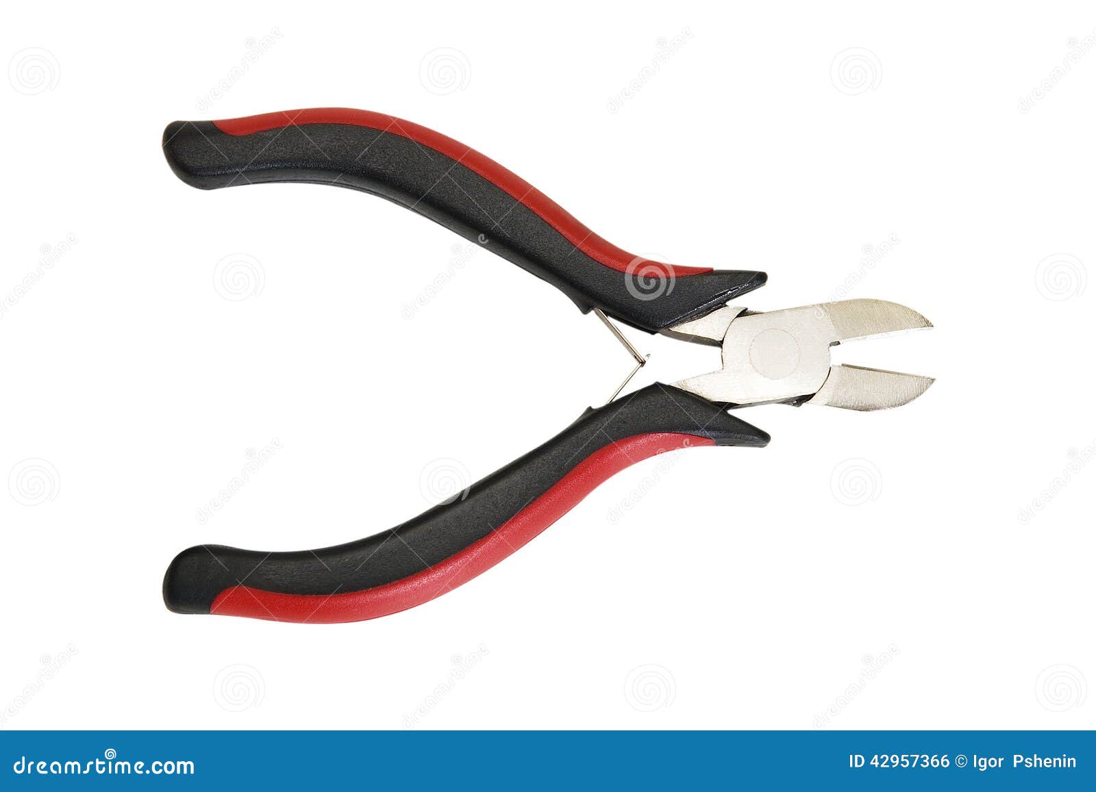 Pinzas rojas y negras foto de archivo. Imagen de cortador - 42957366