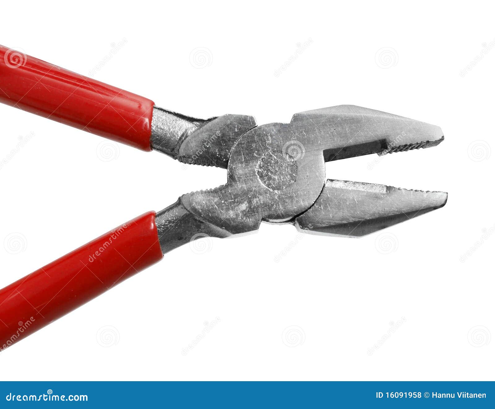 Pinze su bianco fotografia stock. Immagine di pinze, mascella - 16091958