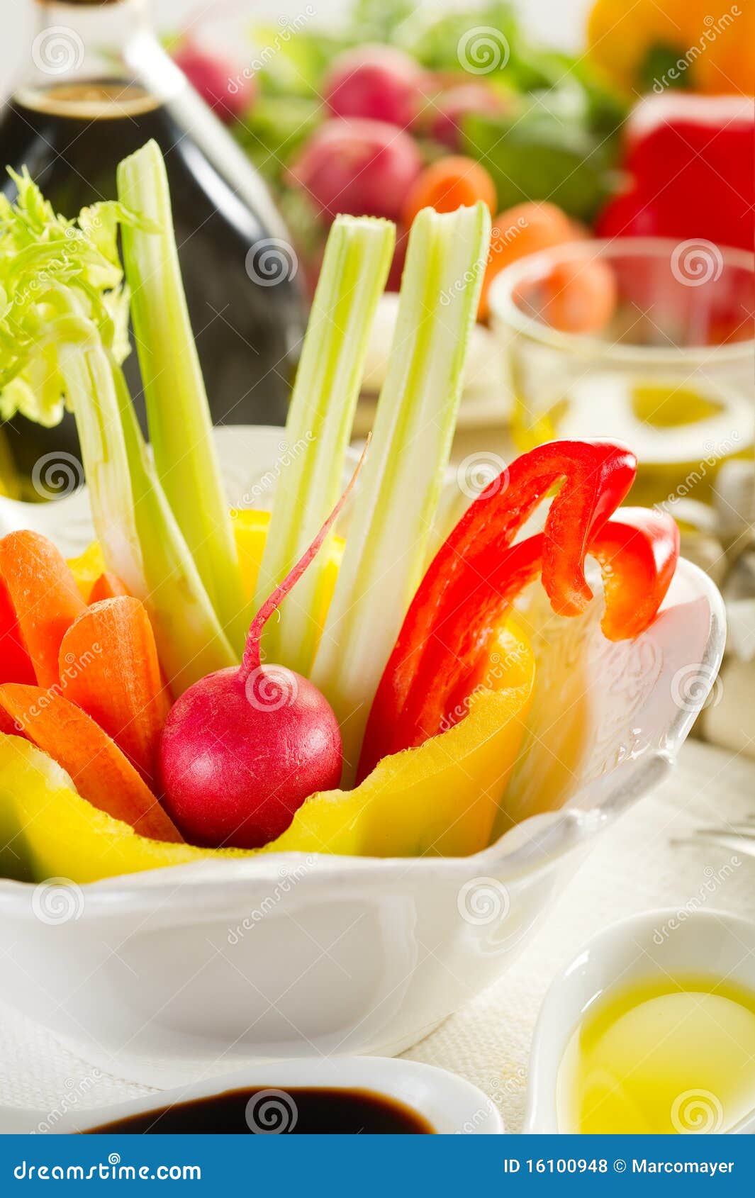 Pinzimonio vegetables stock photo. Image of flavor, crunchy - 16100948