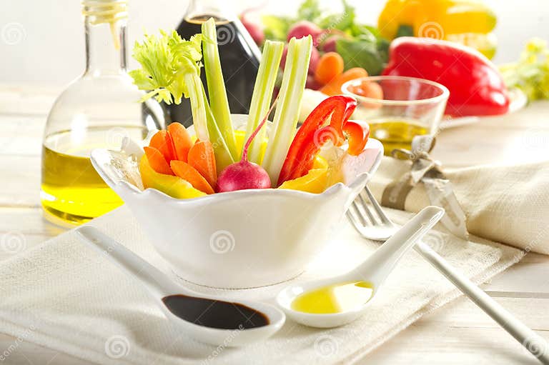 Pinzimonio vegetables stock photo. Image of healthy, natural - 16100962