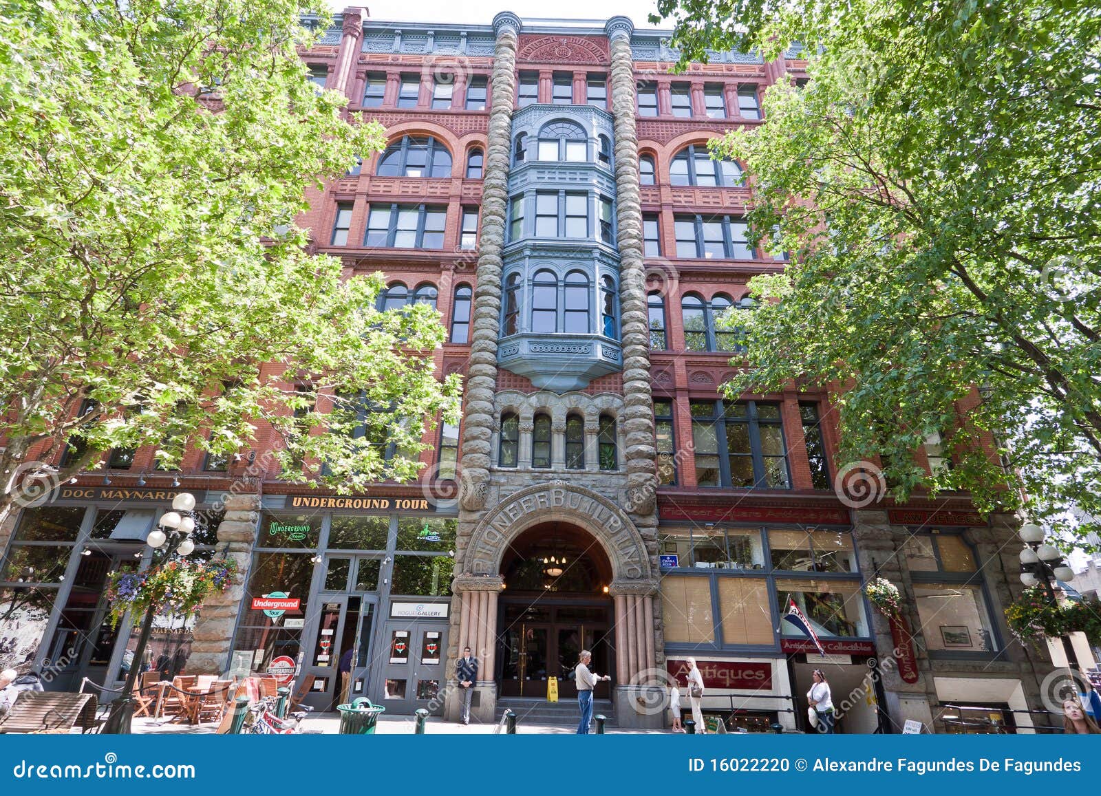 Pioneer Building Seattle editorial image. Image of facade - 16022220