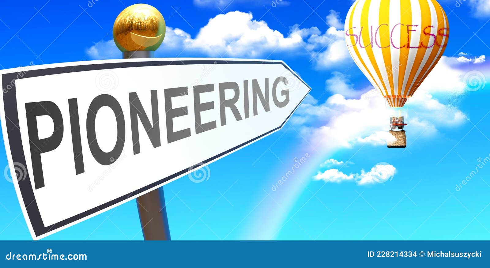 Pioneering And Success - Pictured As Word Pioneering On A Fuel Tank And ... Pioneering And Success - Pictured As Word Pioneering On A Fuel Tank And ...