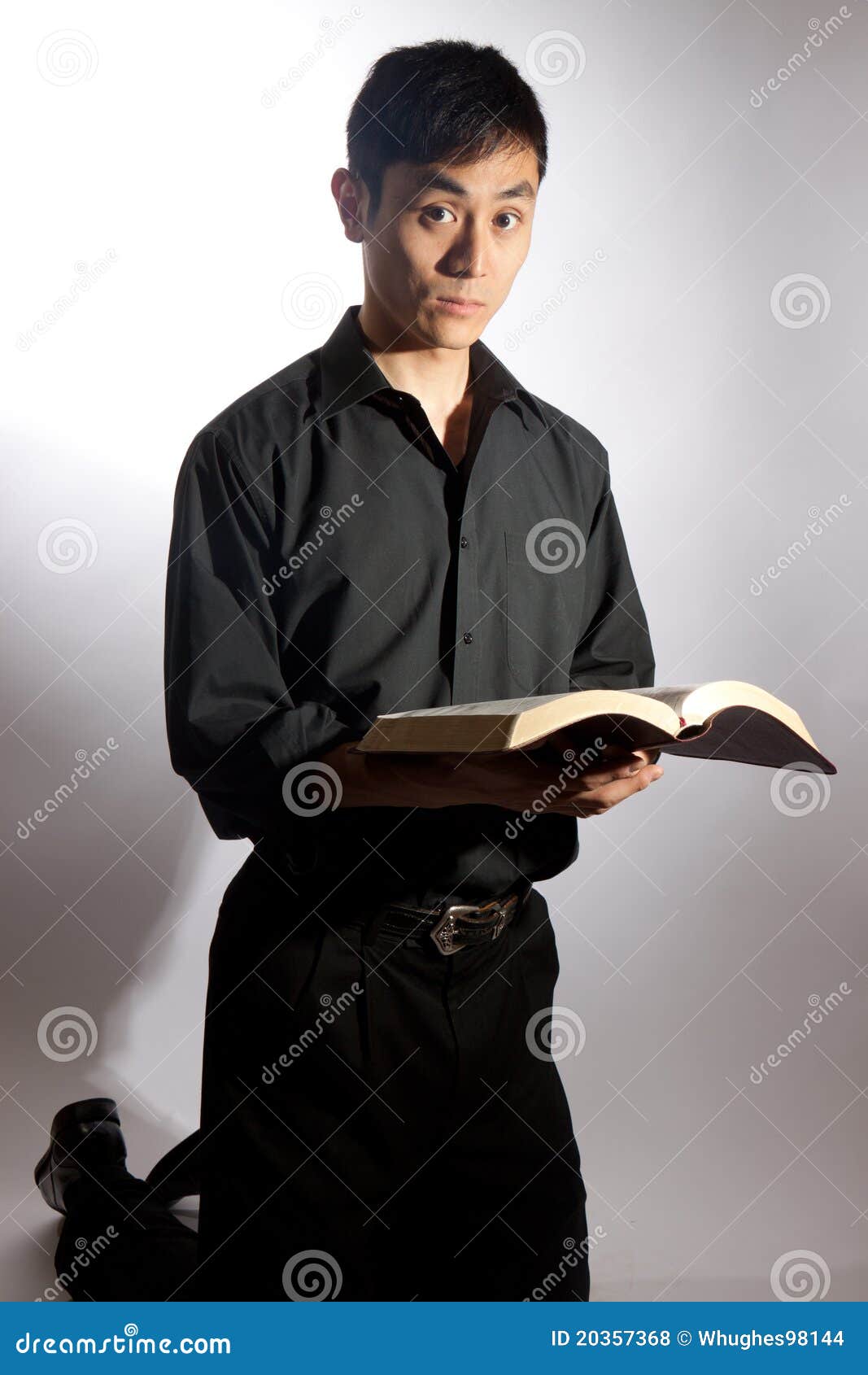 A pious Asian man stock photo. Image of faith, life, bible - 20357368