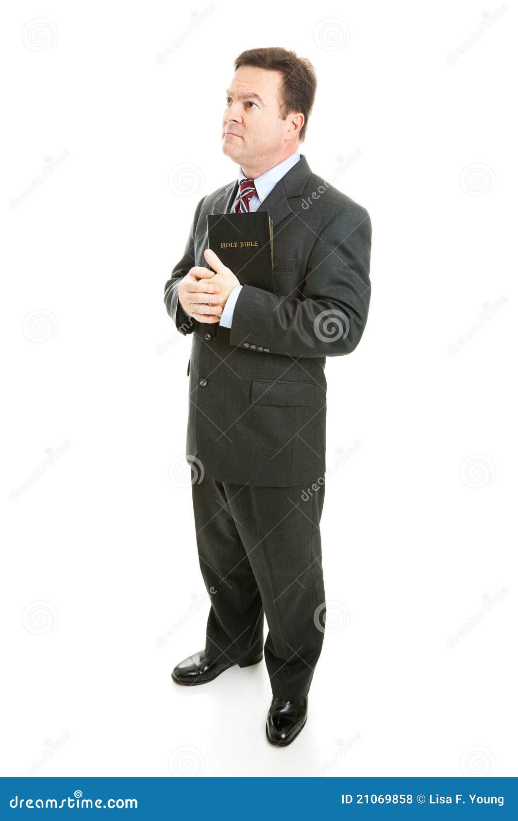 Pious Preacher or Businessman Stock Photo - Image of professional ...