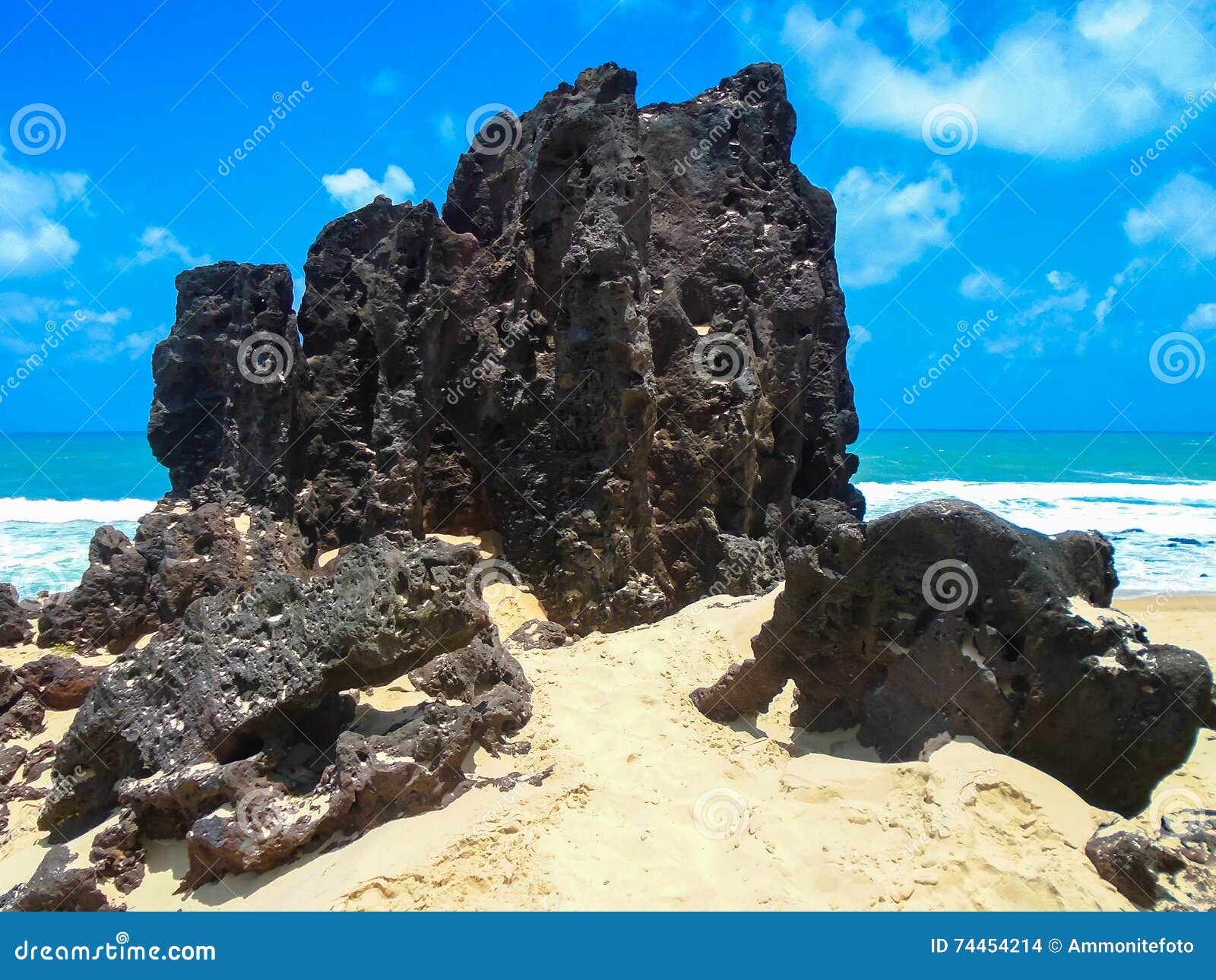 Pipa Beach in Brazil stock photo. Image of landscape - 74454214