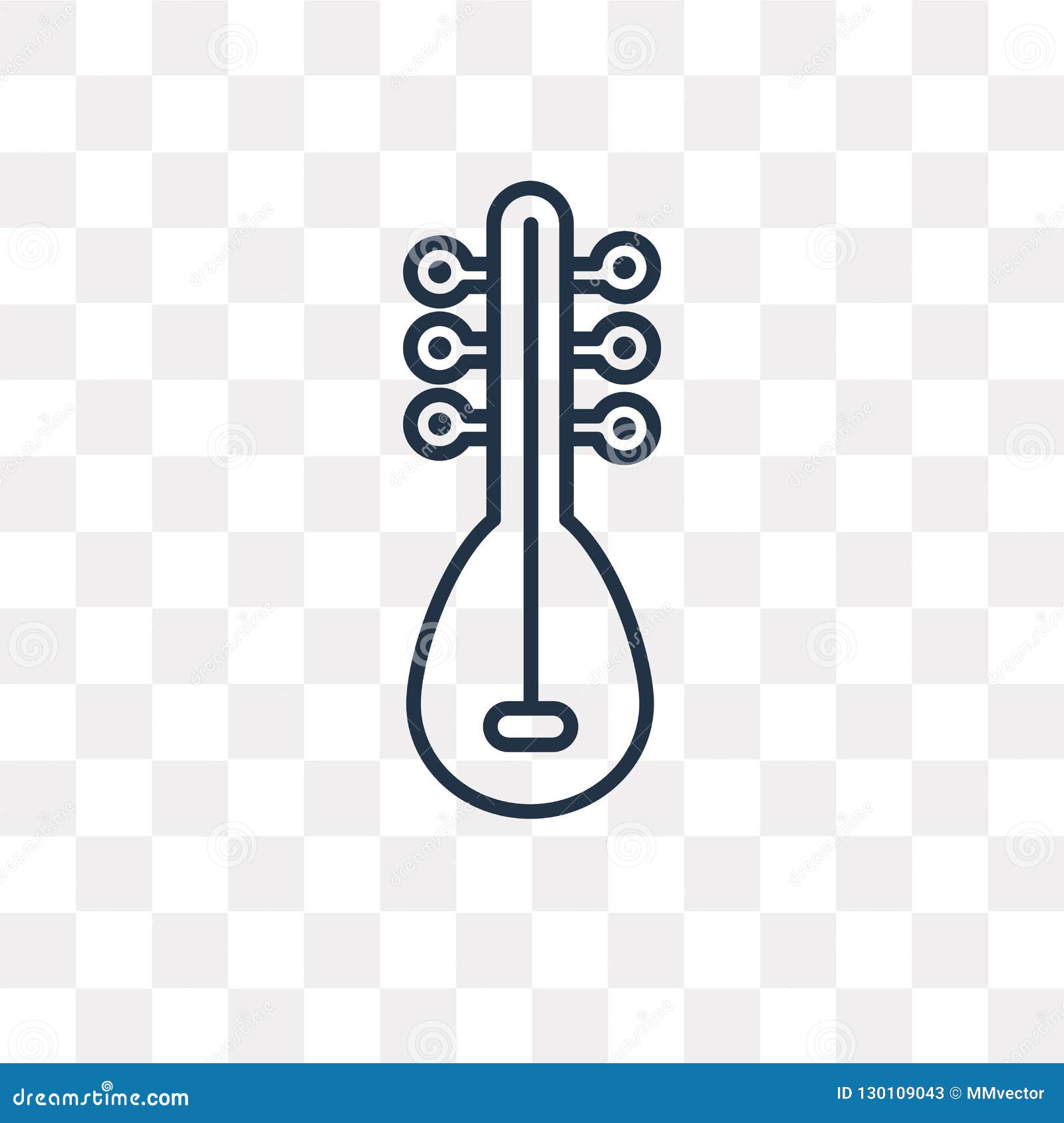 Pipa Vector Icon Isolated On Transparent Background, Linear Pipa ...