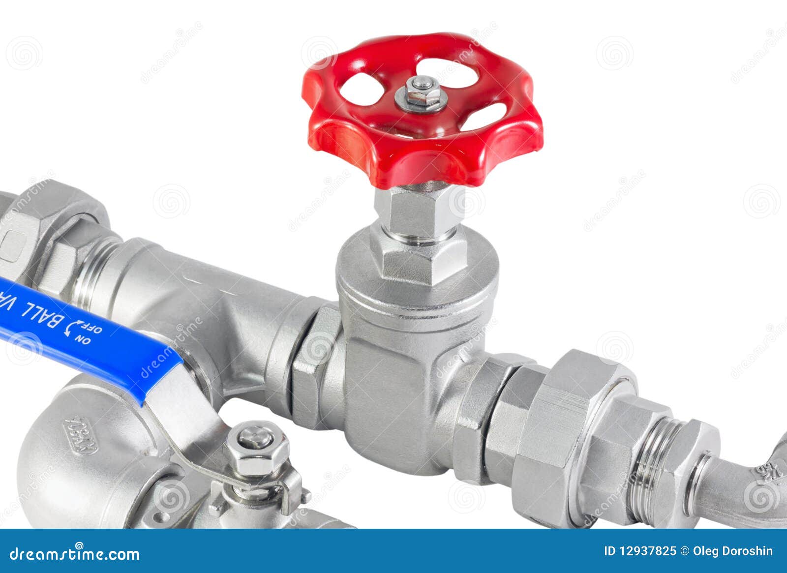 Pipe stock image. Image of steel, technology, stopcock - 12937825