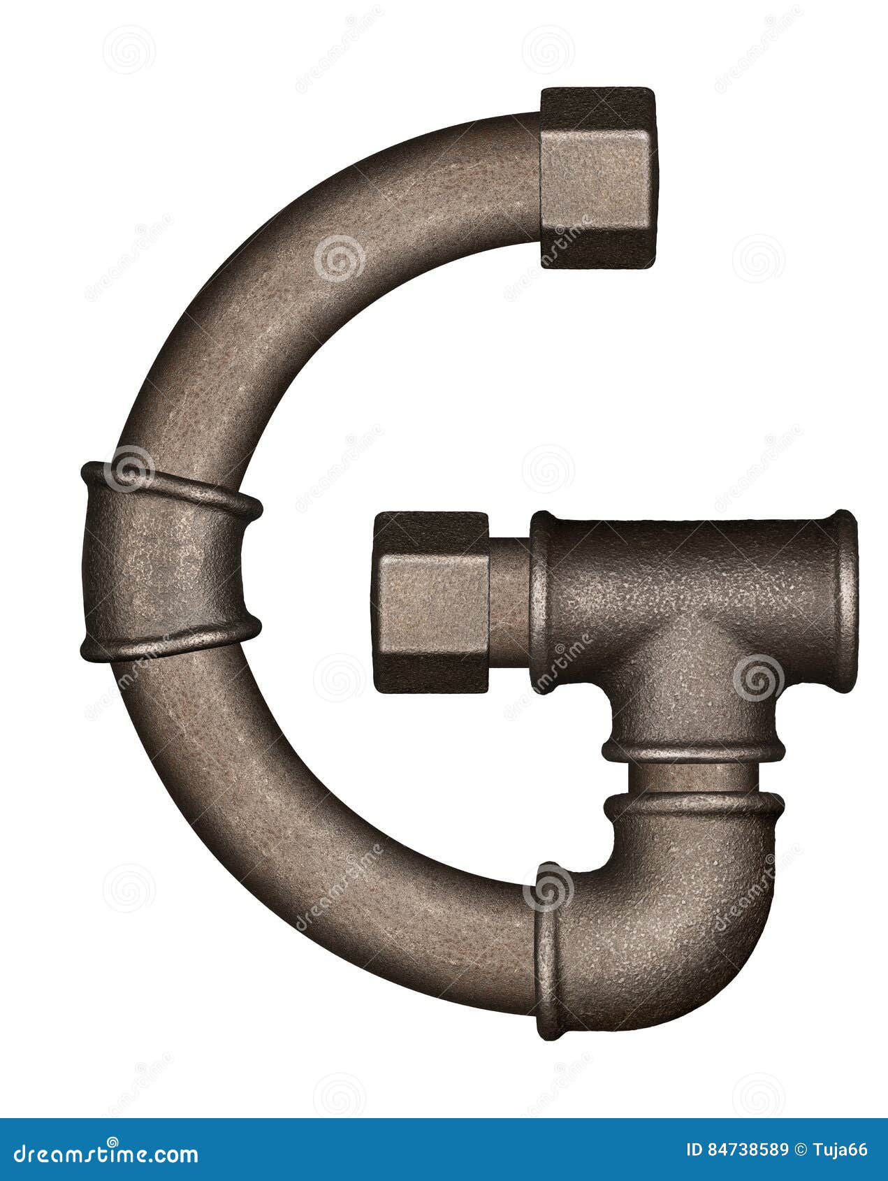 Pipe alphabet letter stock image. Image of dark, isolated - 84738589