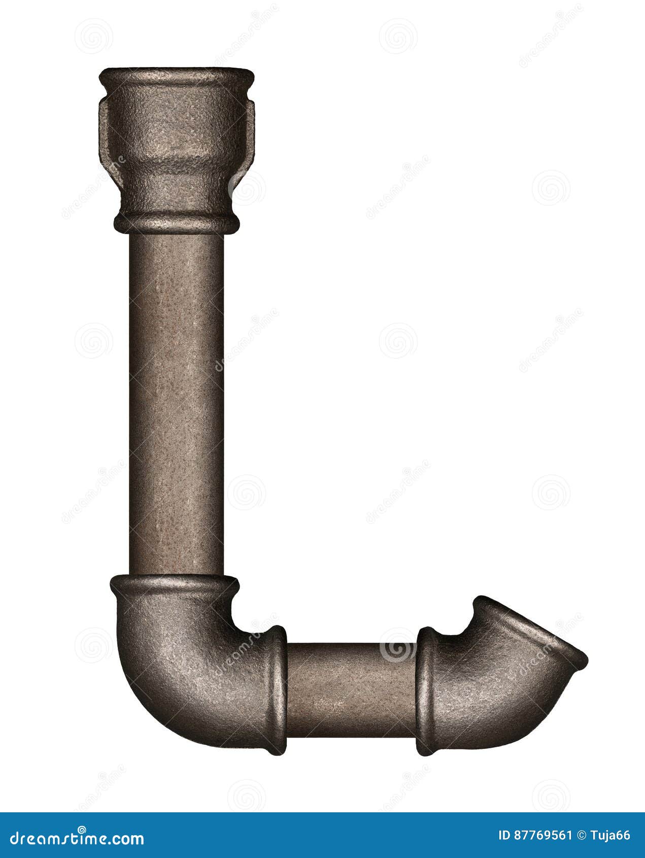 Pipe alphabet letter stock image. Image of repair, figure - 87769561