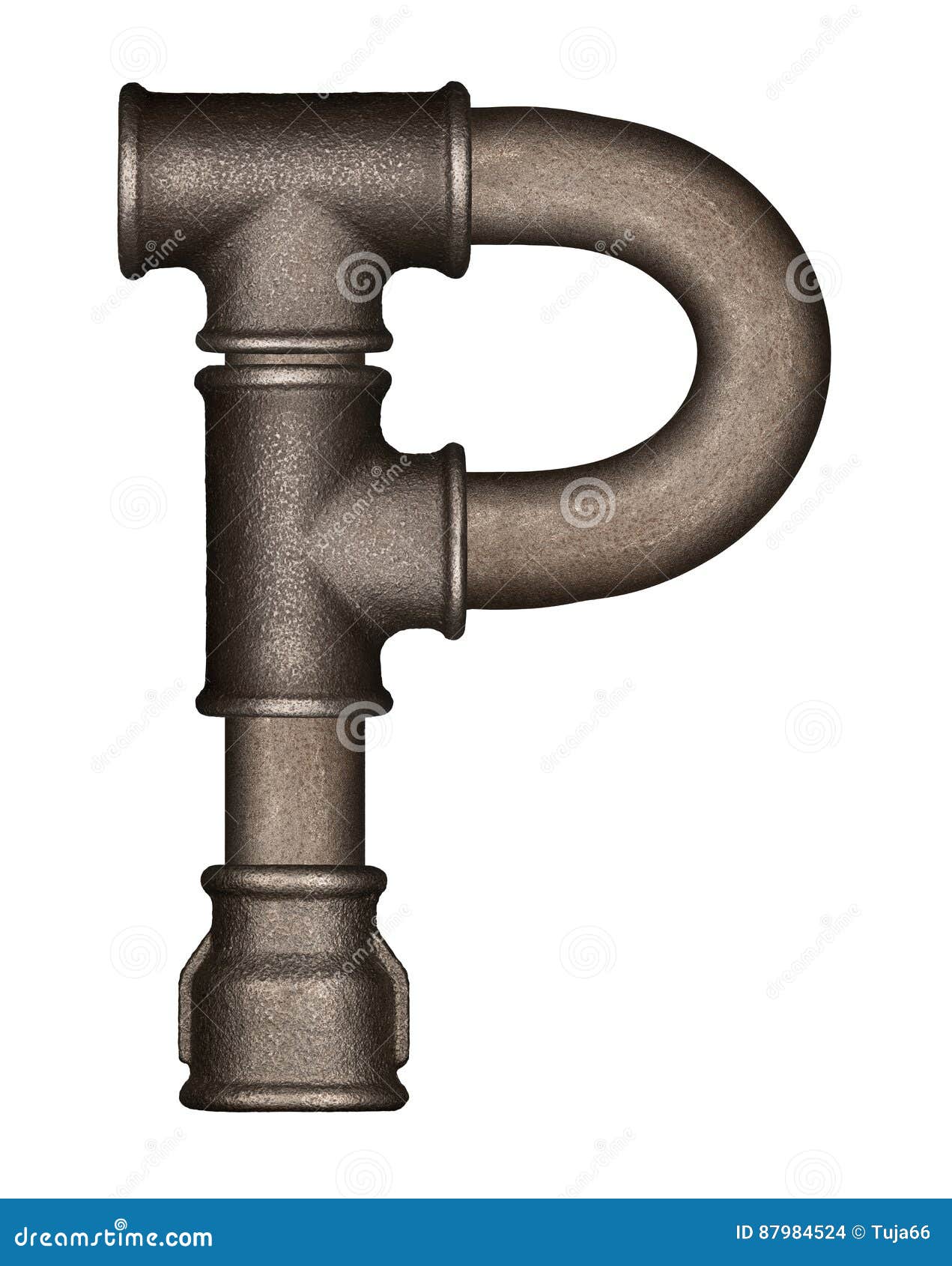 Pipe alphabet letter stock photo. Image of iron, background - 87984524