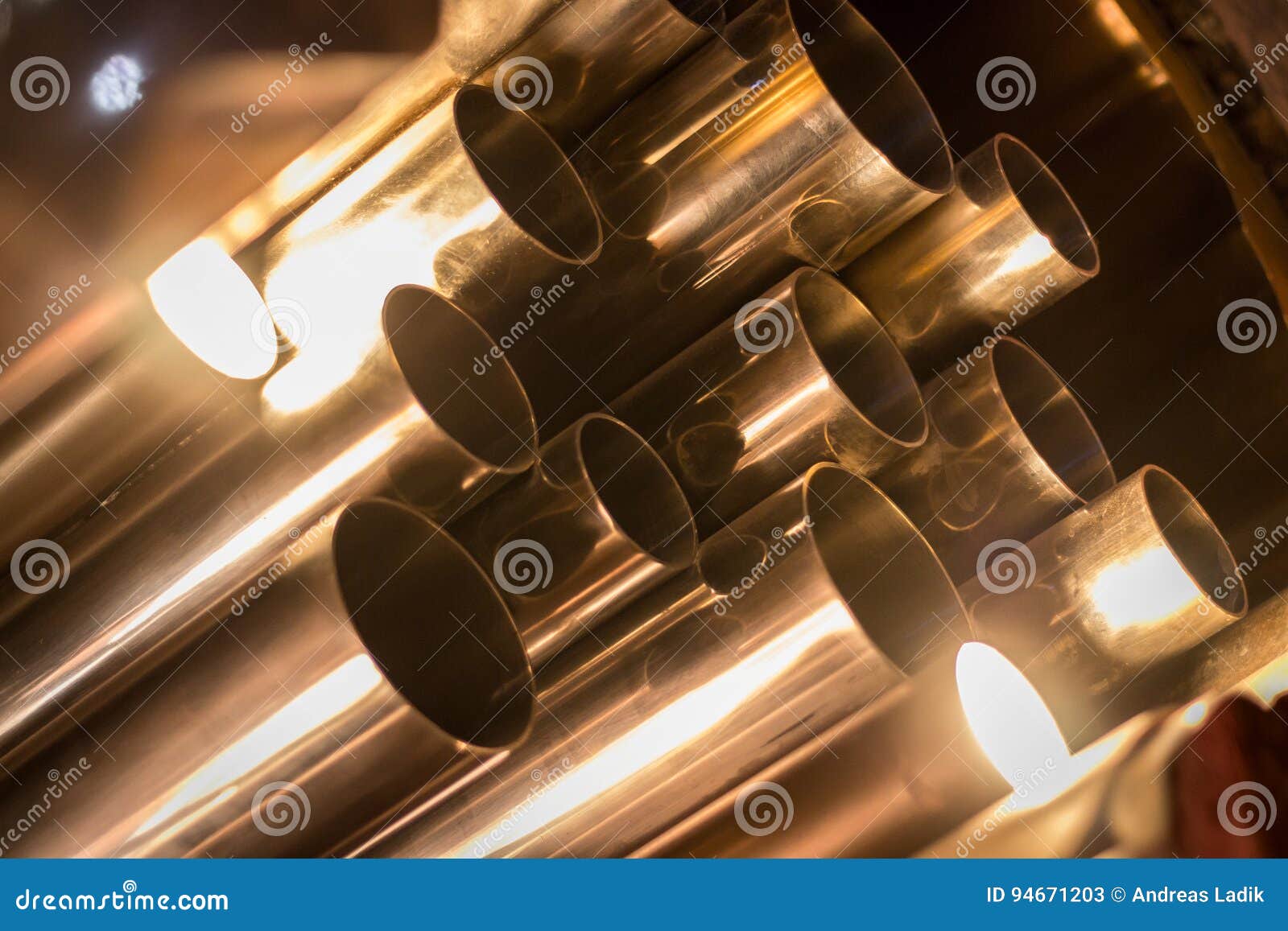 Pipe art with lights stock image. Image of background - 94671203