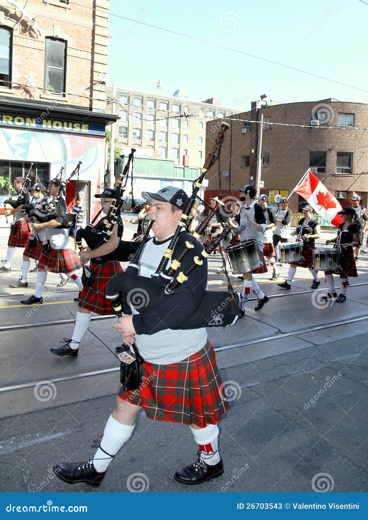 Pipe Band and Highland Dancers Editorial Stock Photo - Image of rights ...