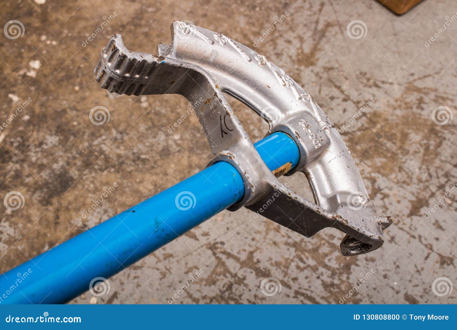 Pipe Bender Tool - 2 stock photo. Image of electrical - 130808800