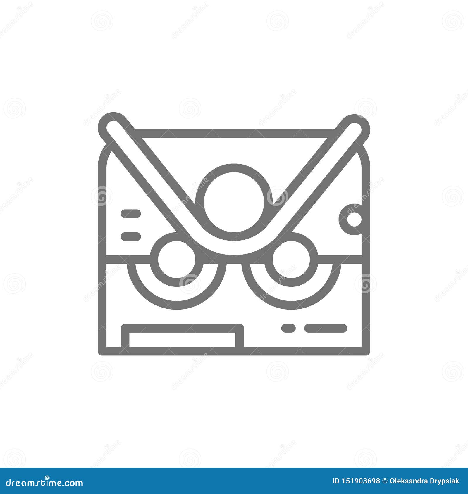 Pipe Bending Machine, Bend Machine Line Icon. Stock Vector ...