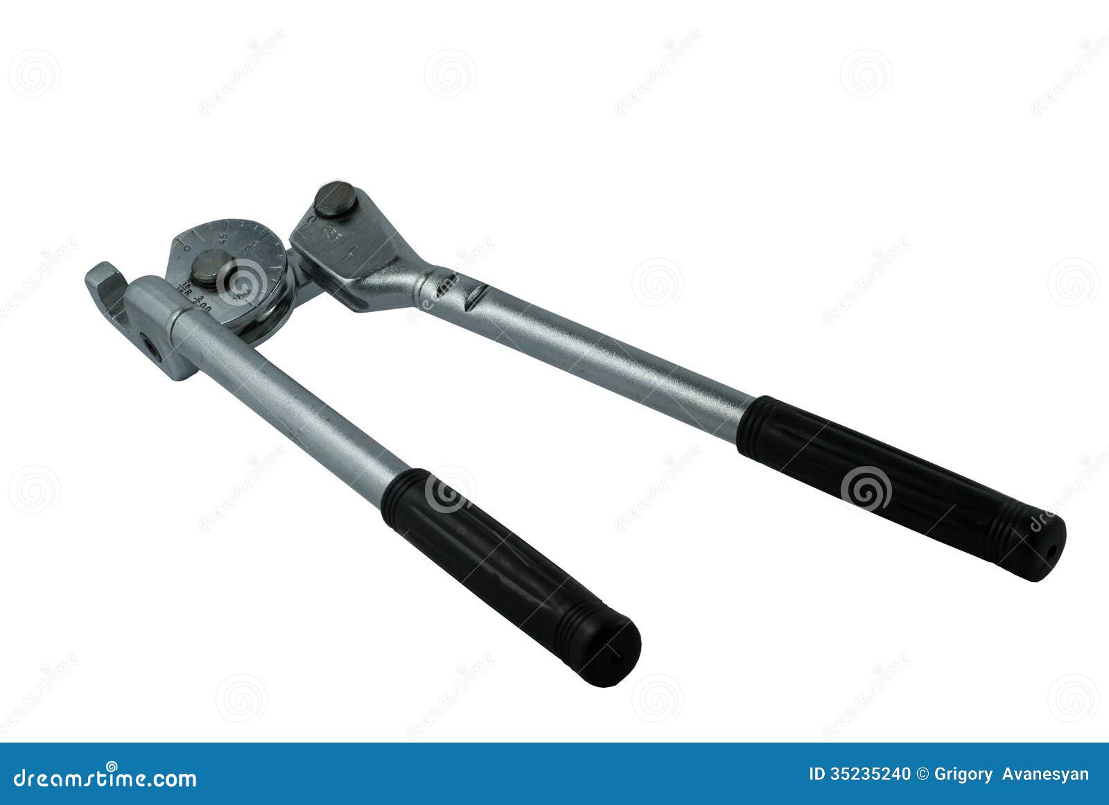 Pipe bending tool stock photo. Image of factory, repair - 35235240