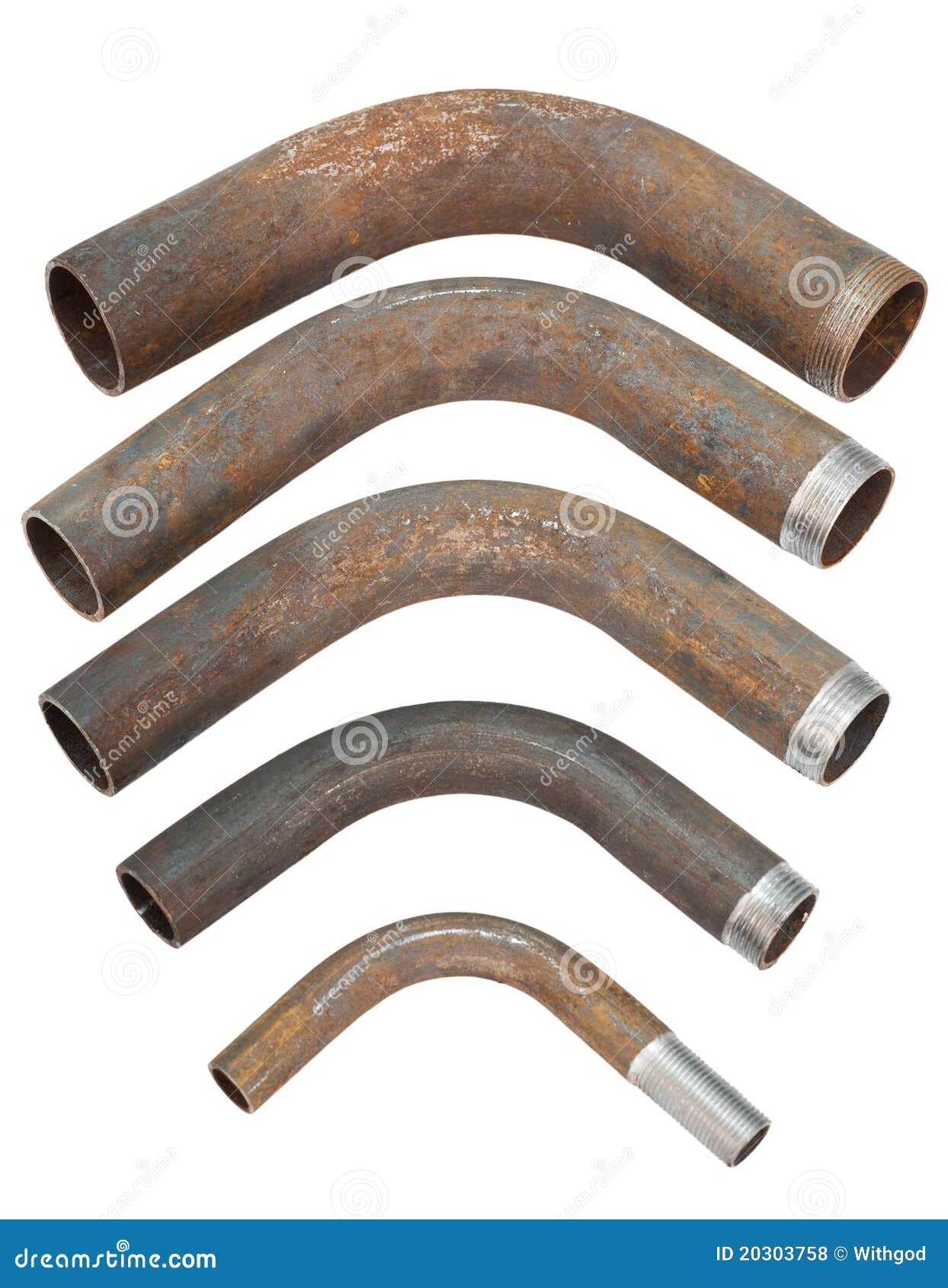 Pipe bends stock photo. Image of fitting, outer, technology - 20303758