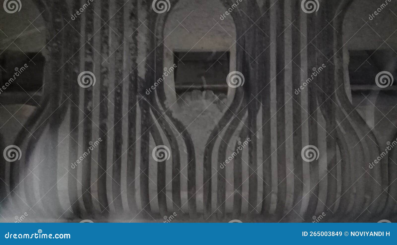 Cleaning Out A Hole For Ice Fishing Royalty-Free Stock Photo ...