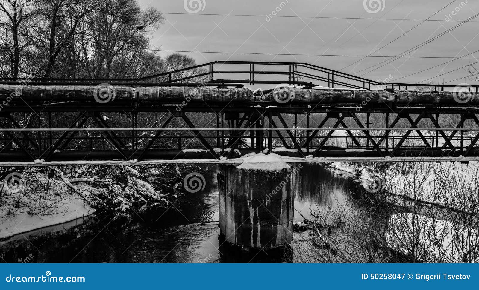 Pipe over the river stock image. Image of wite, pipe - 50258047