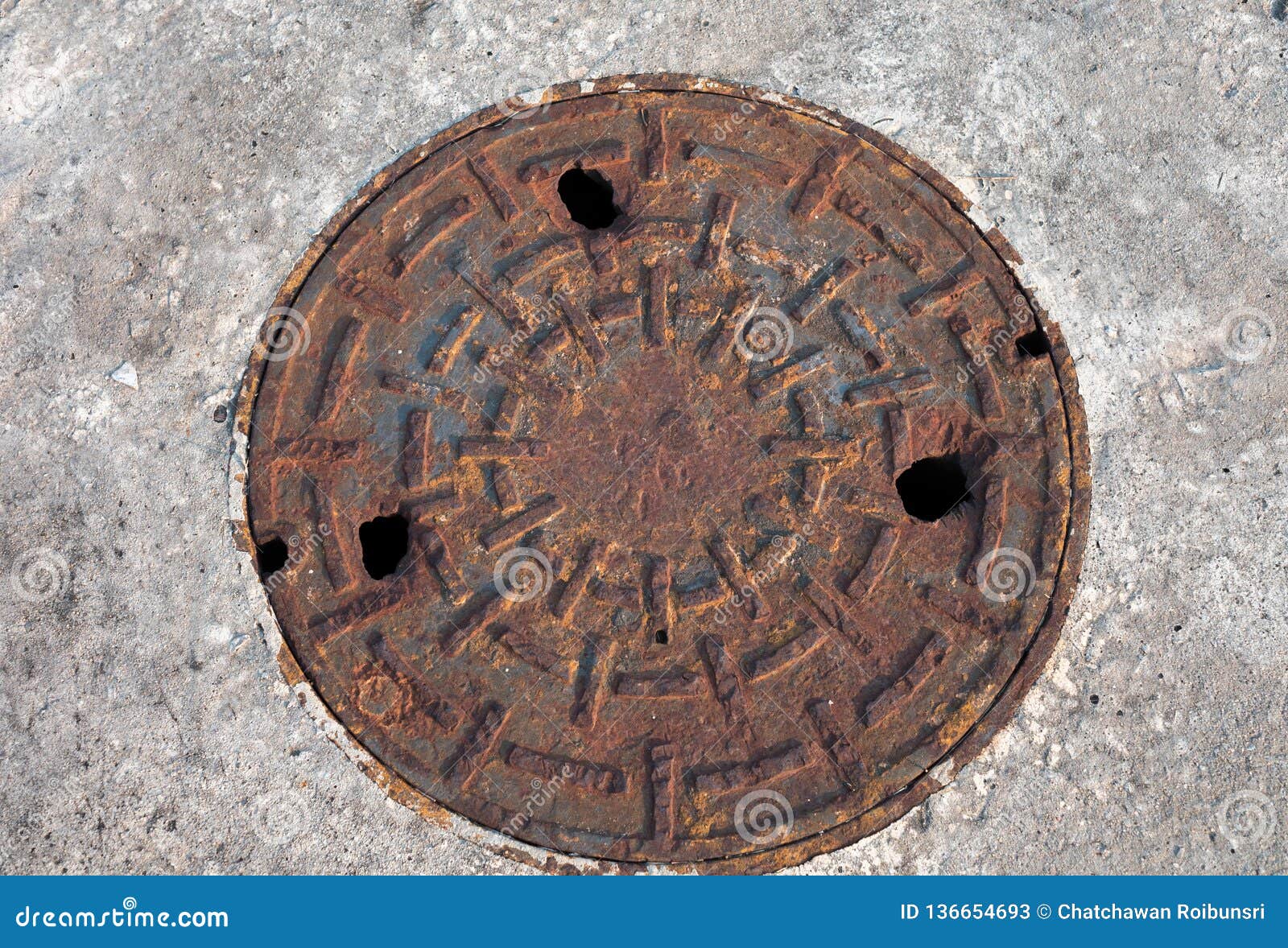 Pipe cap circle top view. stock image. Image of abstract - 136654693