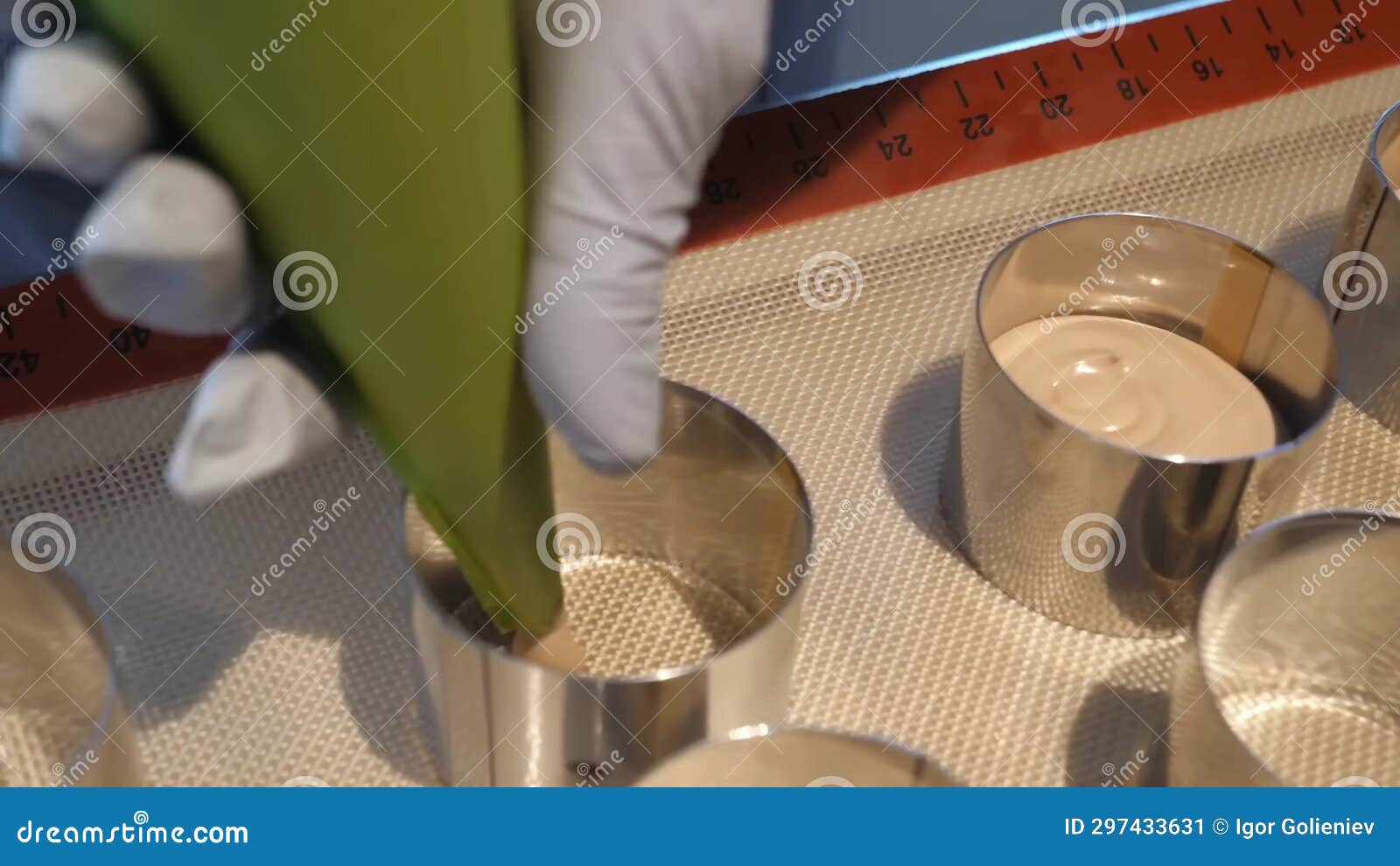 Pour Mousse into Cake Molds Stock Video - Video of making, sweet: 297433631