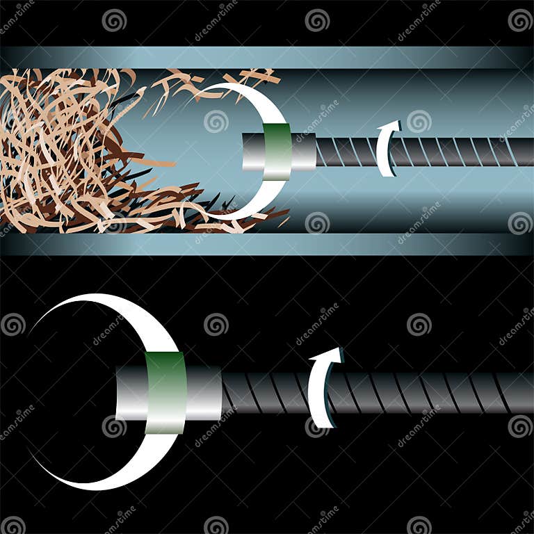 Pipe Cleaning stock vector. Illustration of icon, equipment - 10245186
