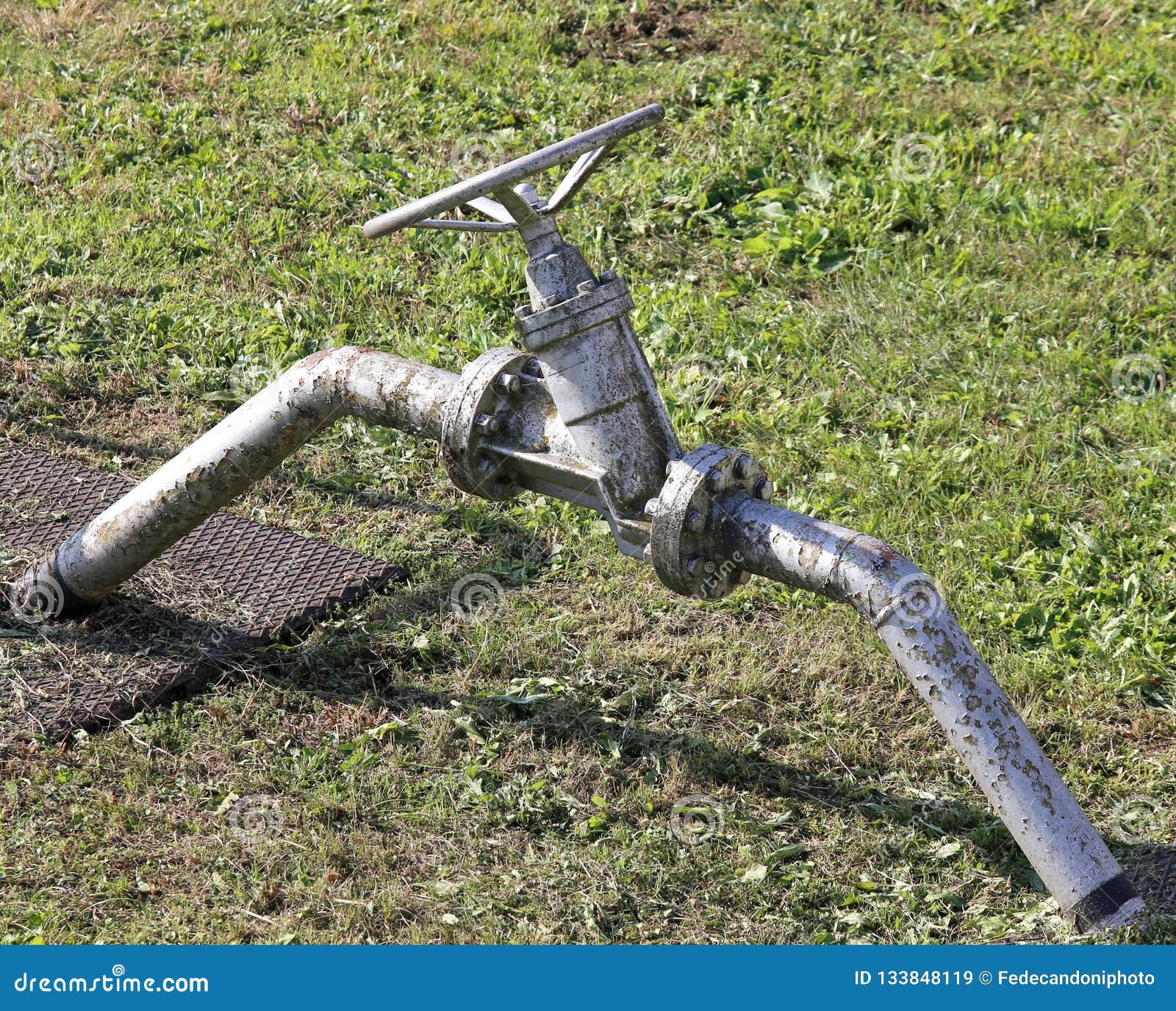 Pipe Valve of the Industrial Plant Stock Image - Image of piping, tube ...