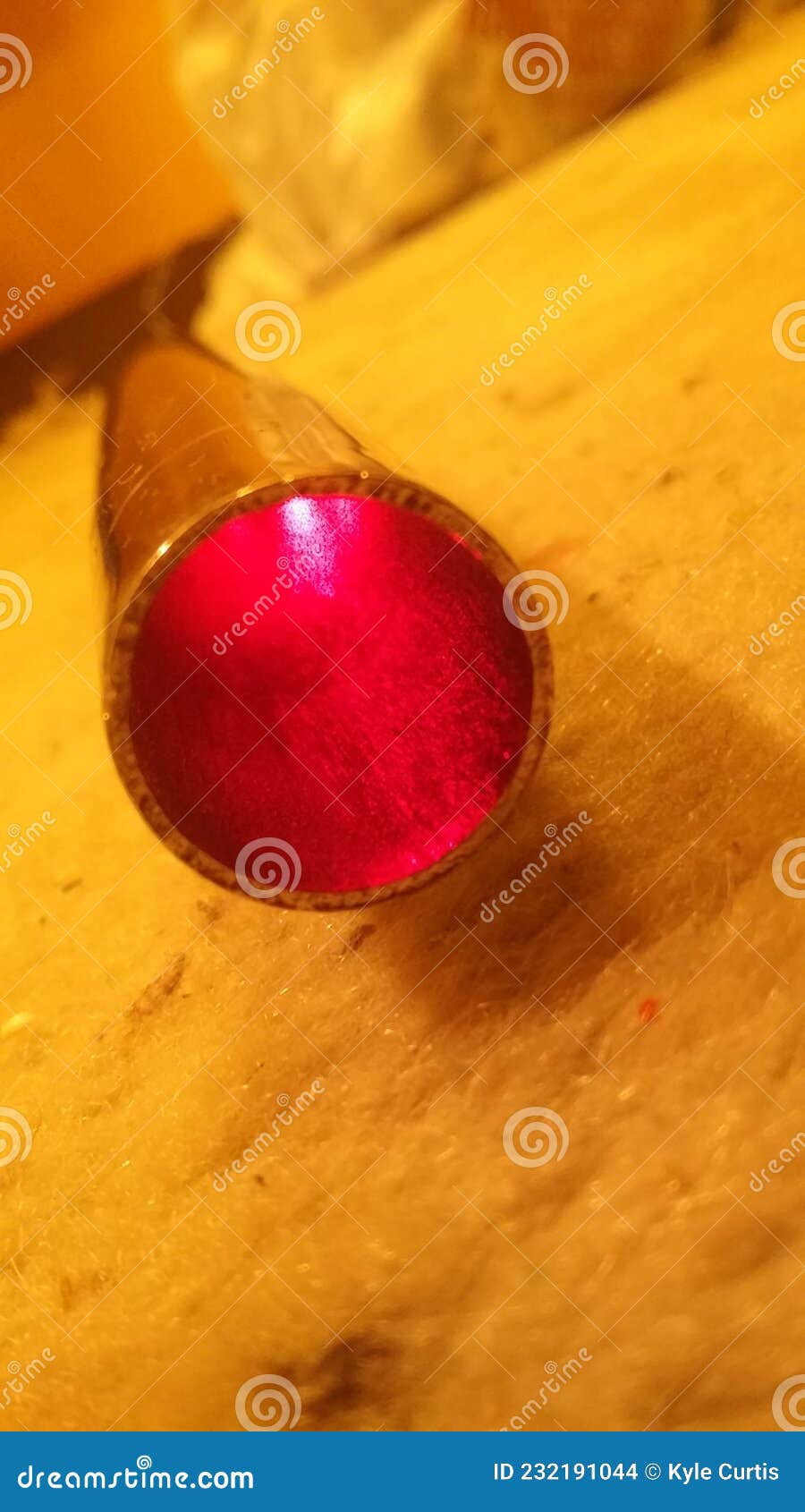Pipe conduit red materials stock photo. Image of glass - 232191044