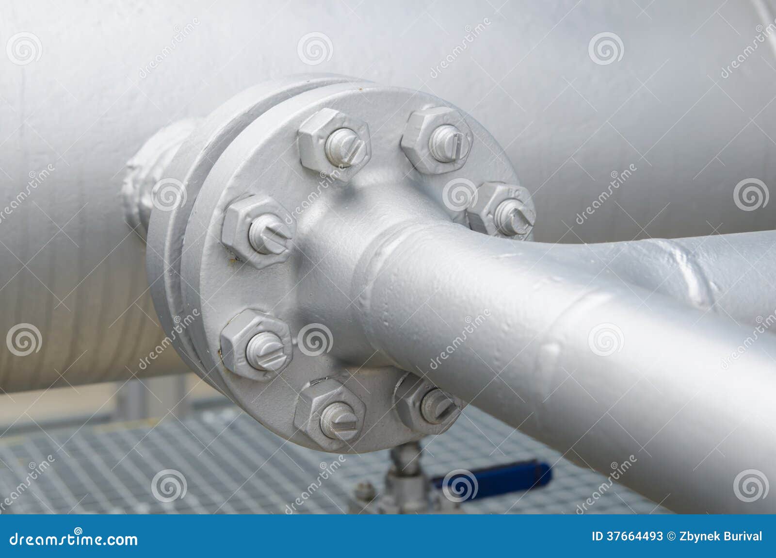Pipe connection stock image. Image of robust, flow, manufacture - 37664493